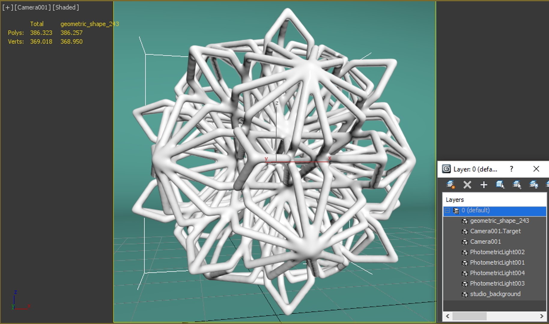 geometric shape 3d max