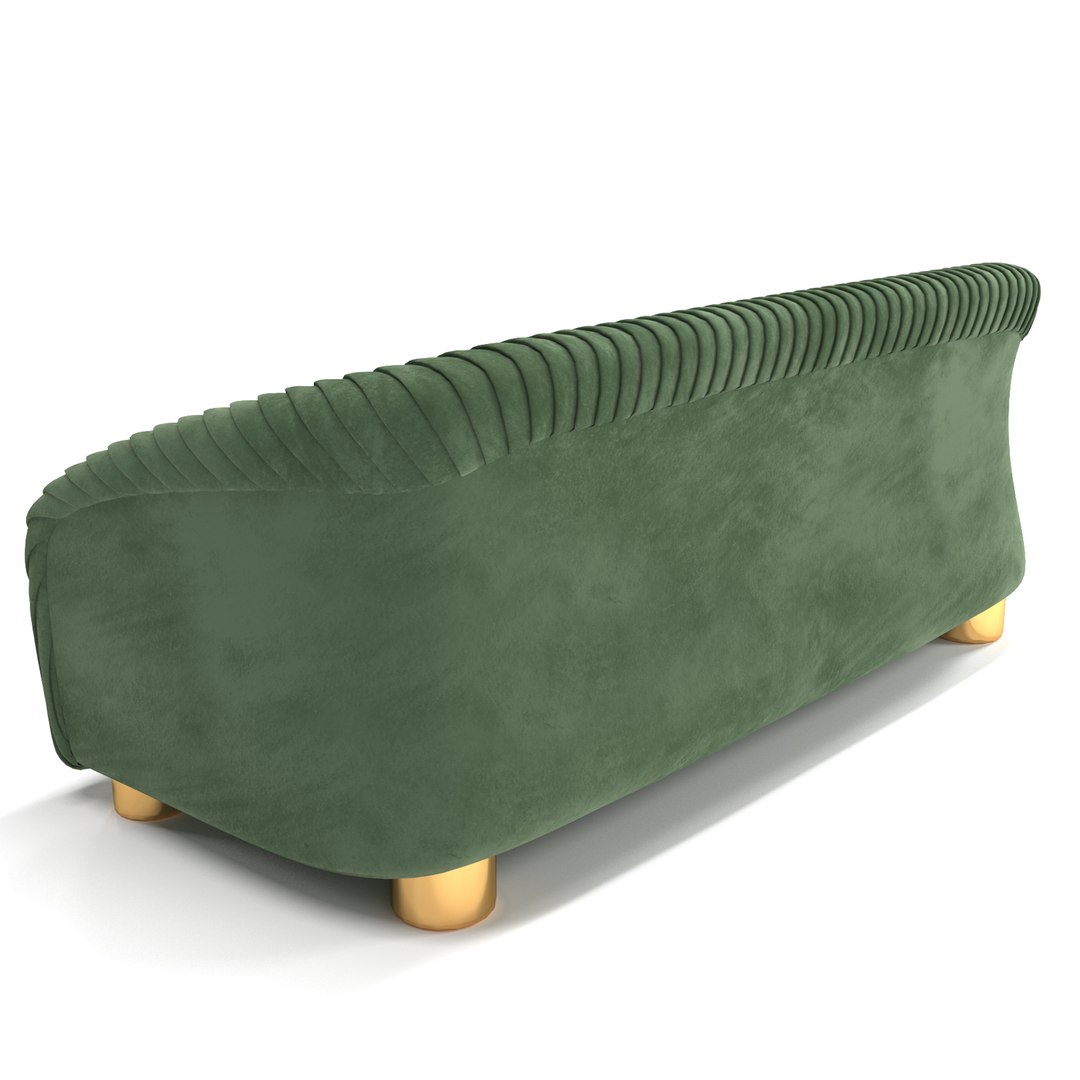 3D luxury sofa velvet - TurboSquid 2109417