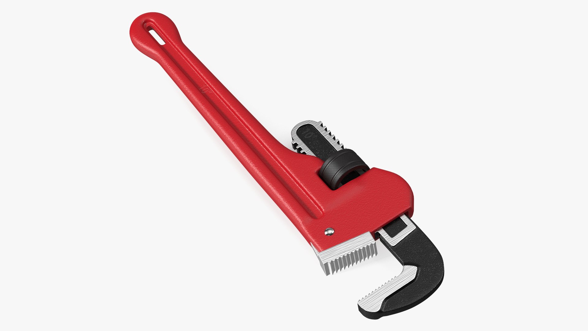 3D Straight Pipe Wrench model - TurboSquid 2117270