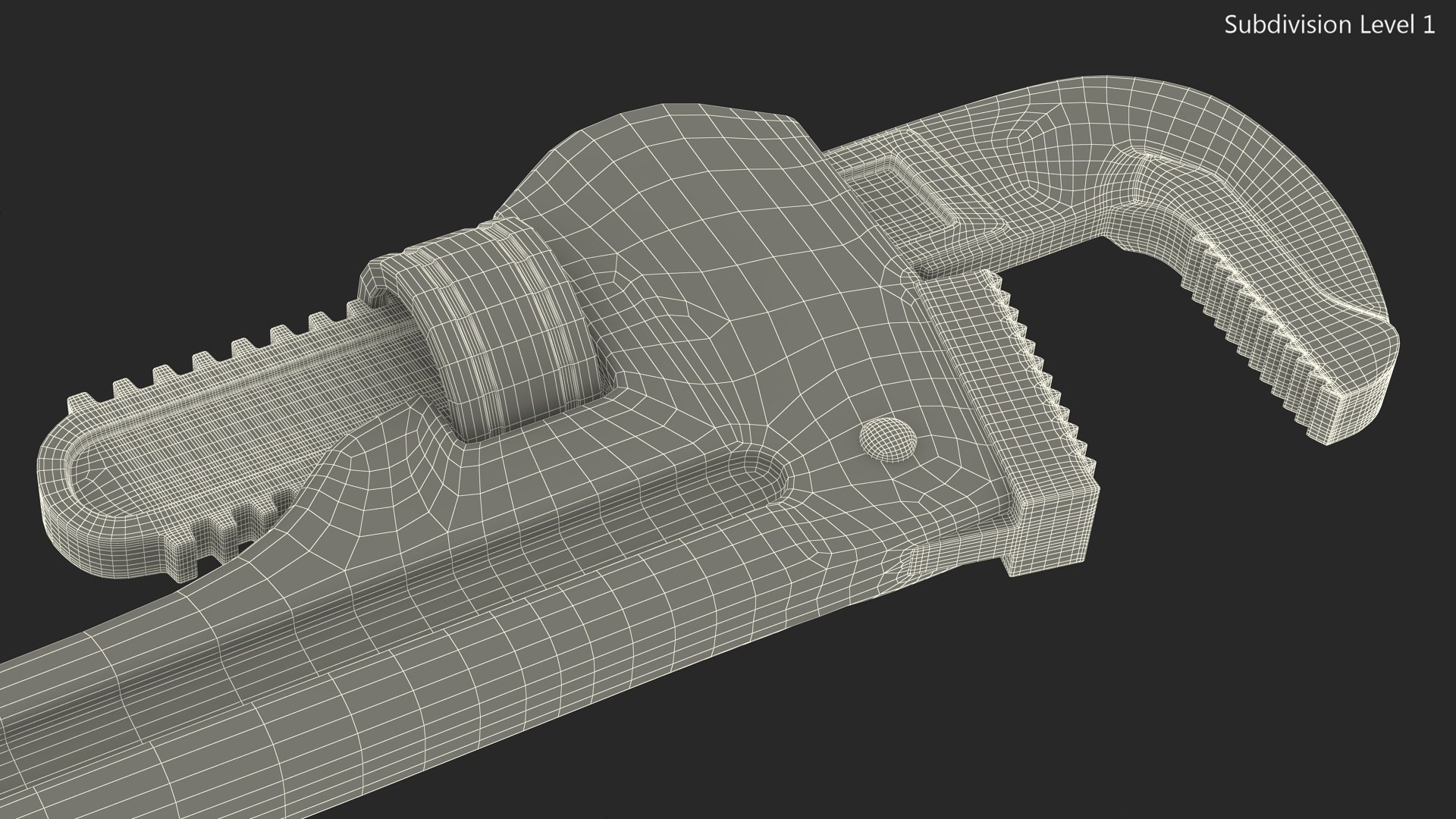 3D Straight Pipe Wrench Model - TurboSquid 2117270
