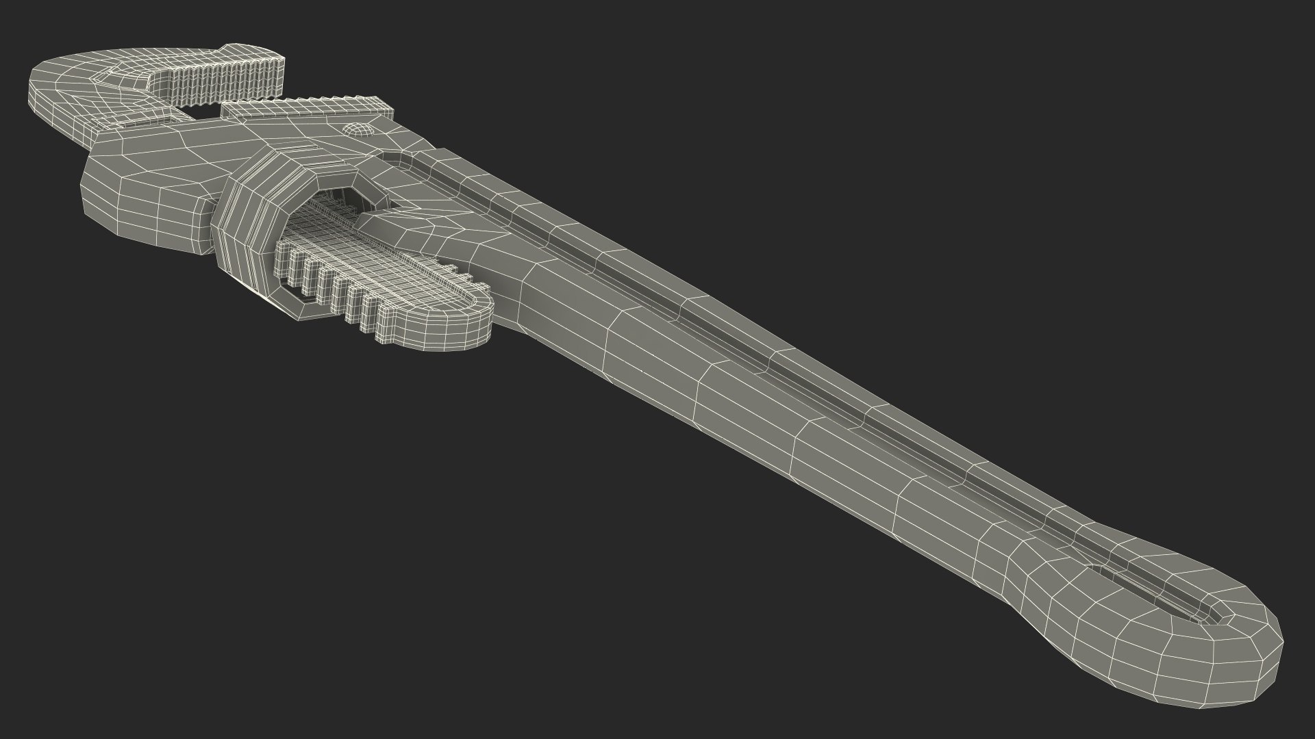 3D Straight Pipe Wrench Model - TurboSquid 2117270