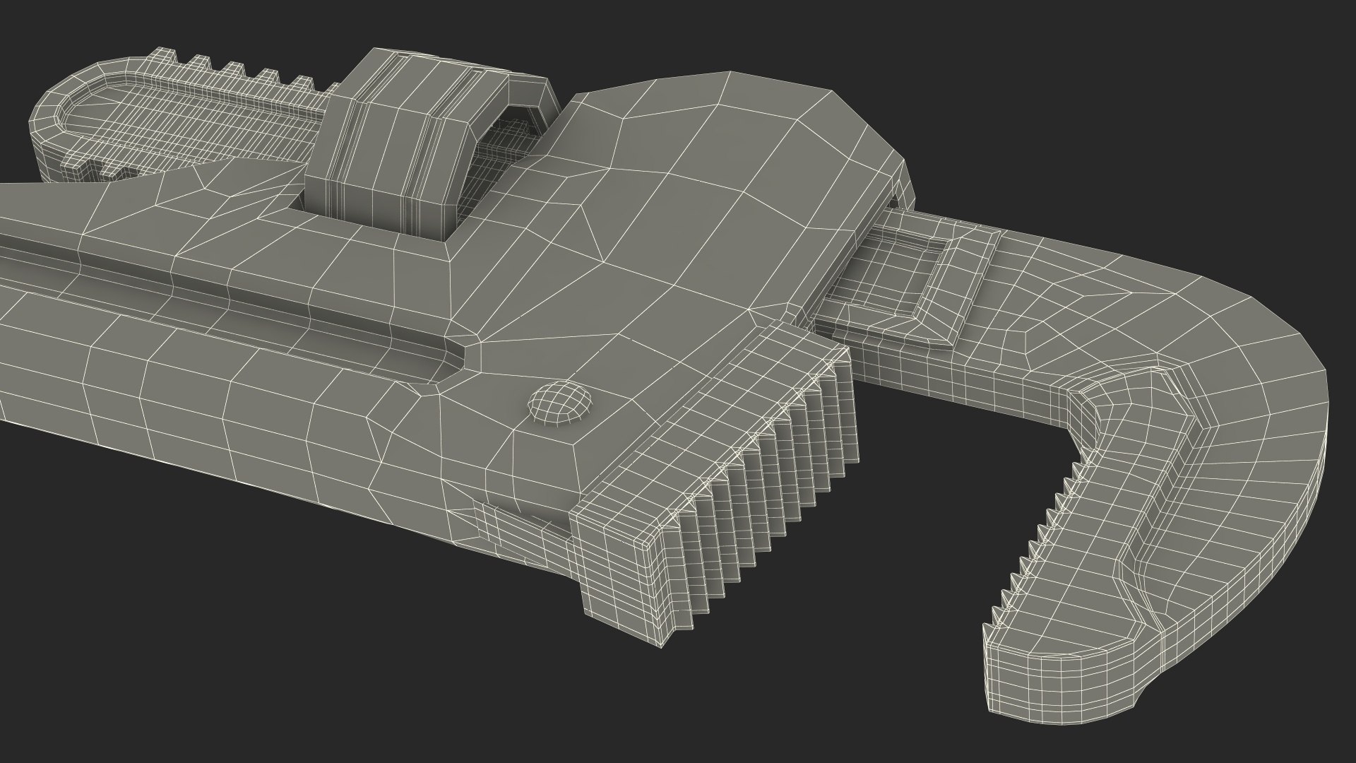 3D Straight Pipe Wrench Model - TurboSquid 2117270