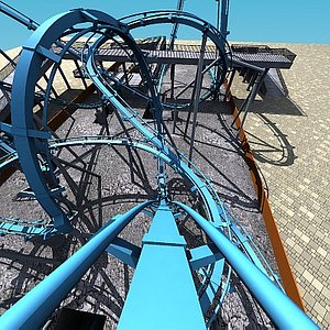 Animated Rollercoaster 3D Models for Download | TurboSquid
