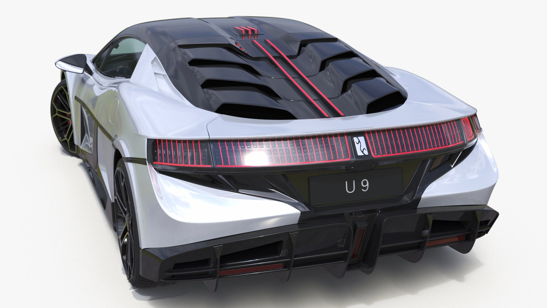 3D BYD Yangwang U9 Silver Supercar Rigged For Maya Model - TurboSquid ...