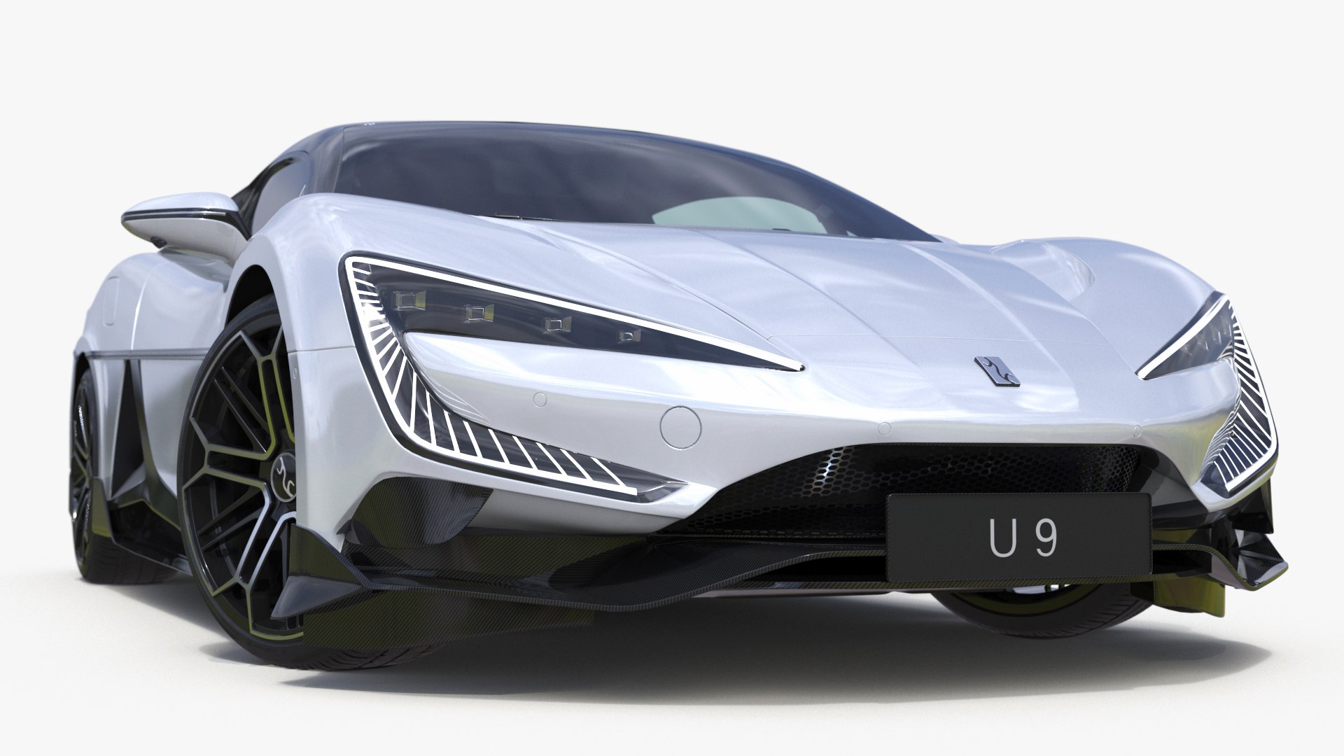 3D BYD Yangwang U9 Silver Supercar Rigged For Maya Model - TurboSquid ...