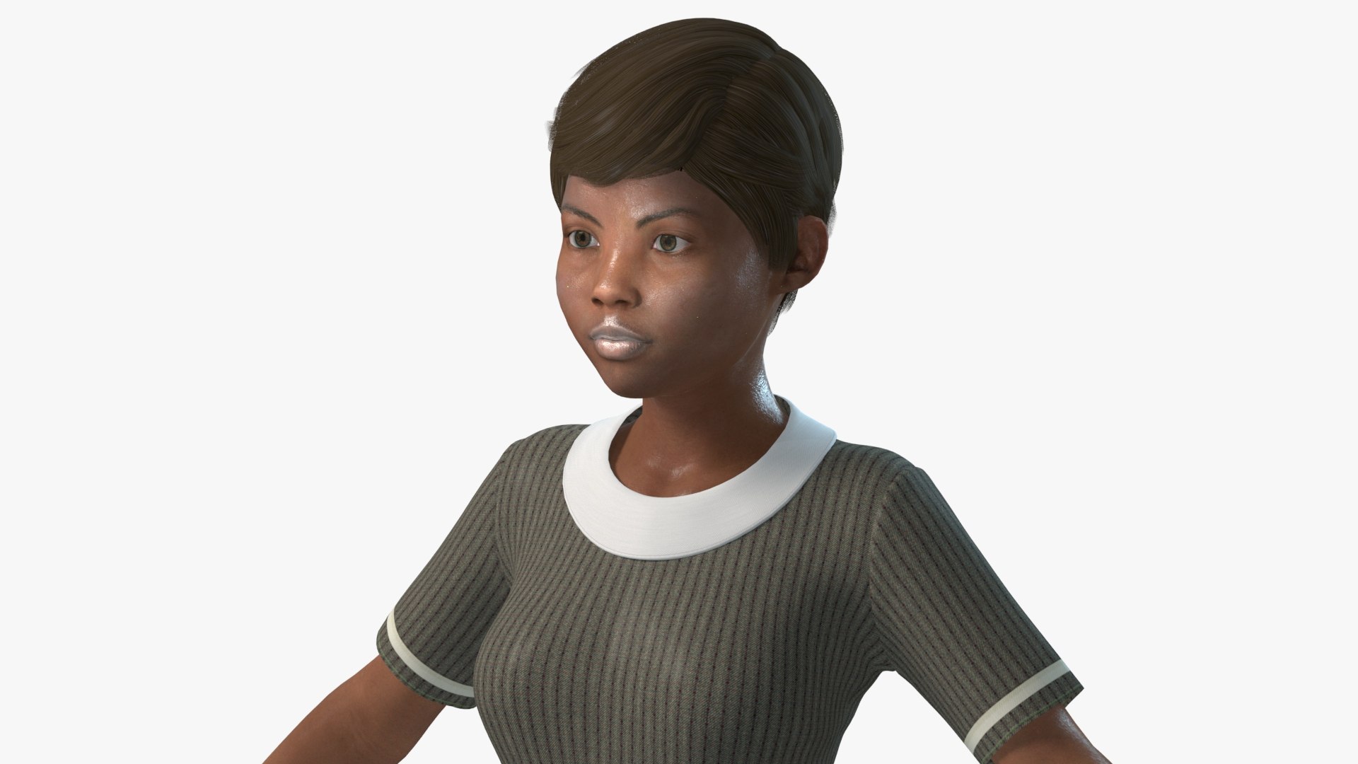 Restaurant Waiter 3D Model - TurboSquid 1711253