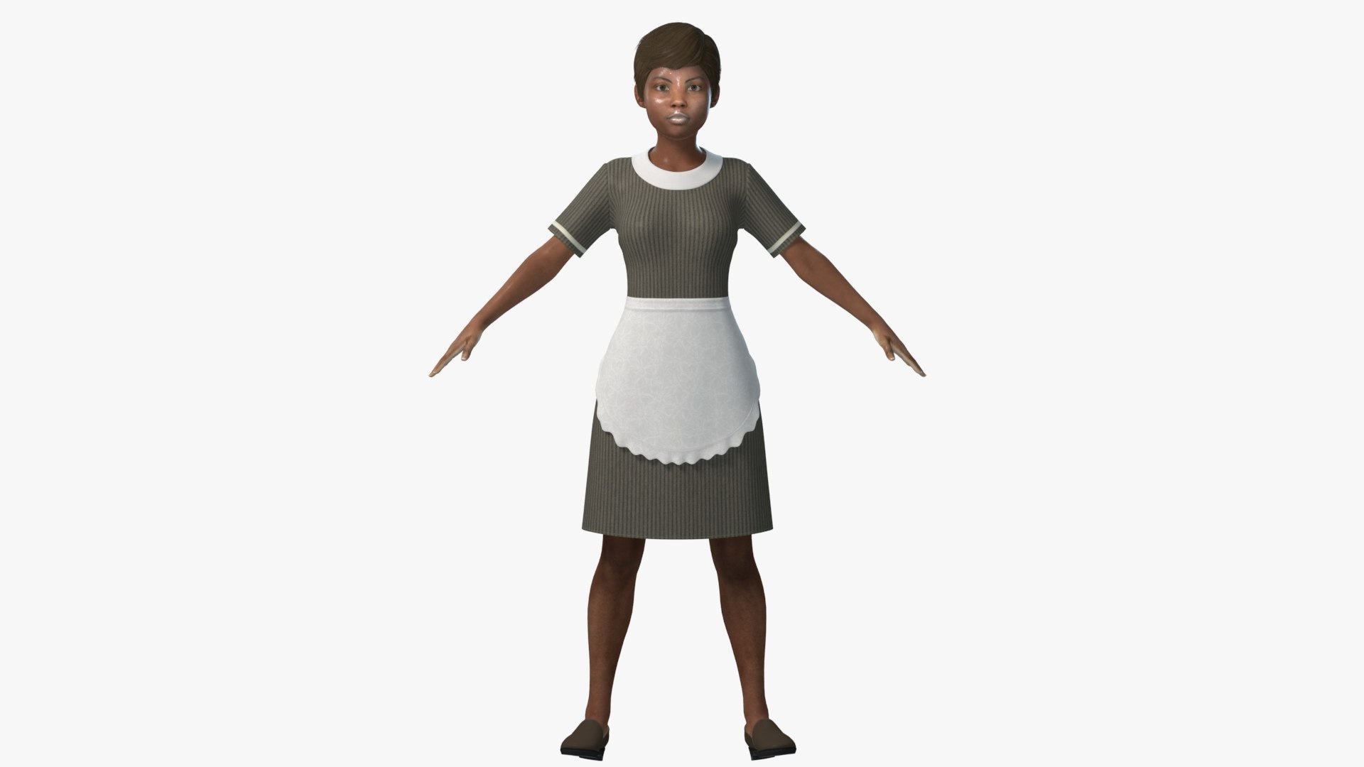 Restaurant Waiter 3D Model - TurboSquid 1711253