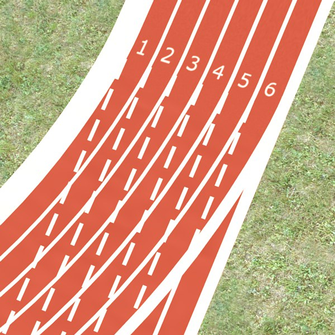 3d running track