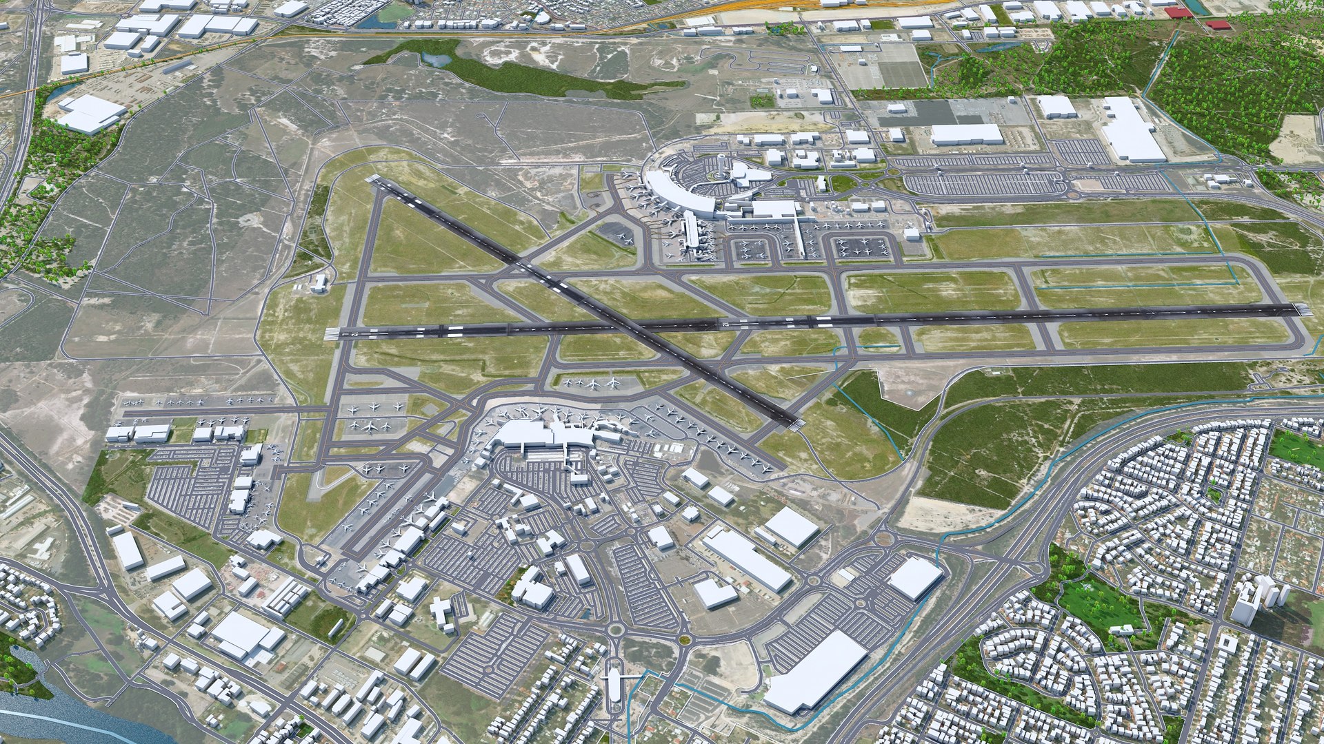 3D Perth Airport - TurboSquid 2005522