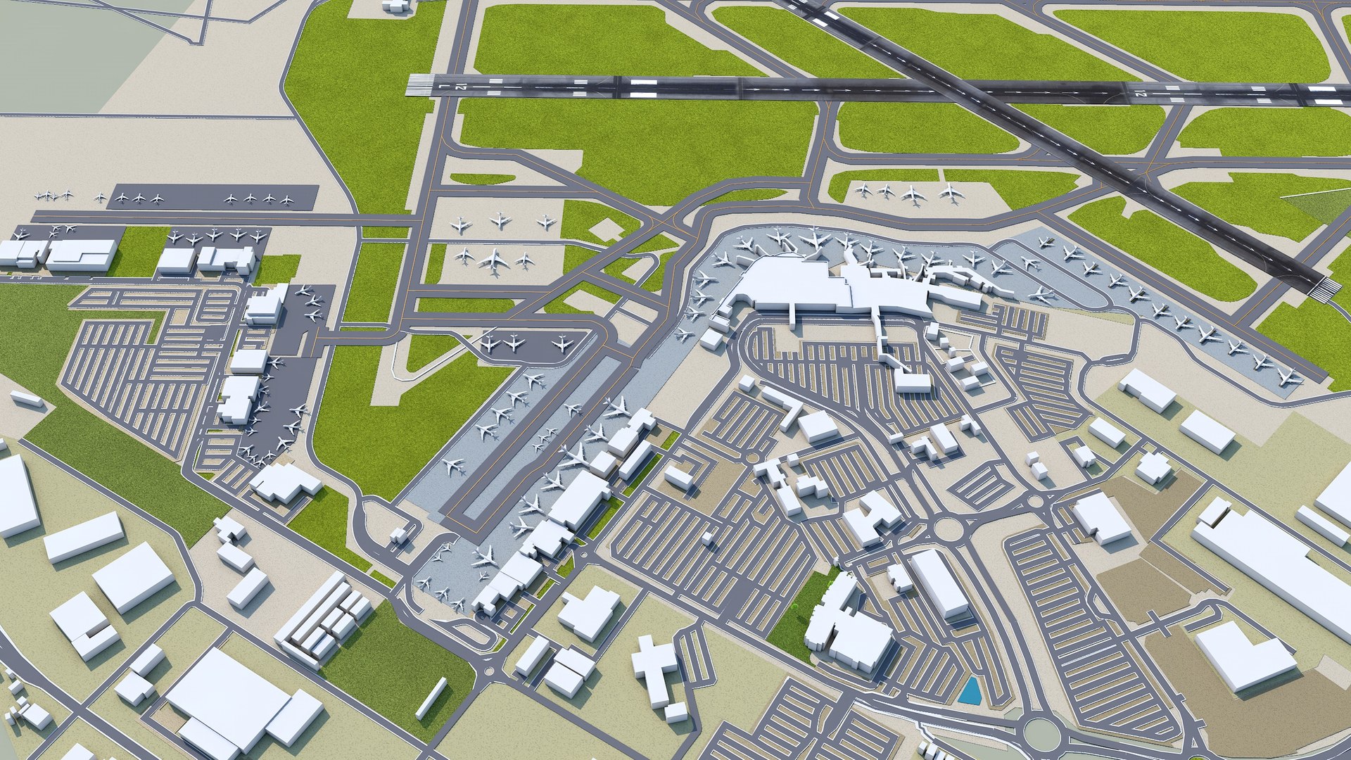 3D Perth Airport - TurboSquid 2005522