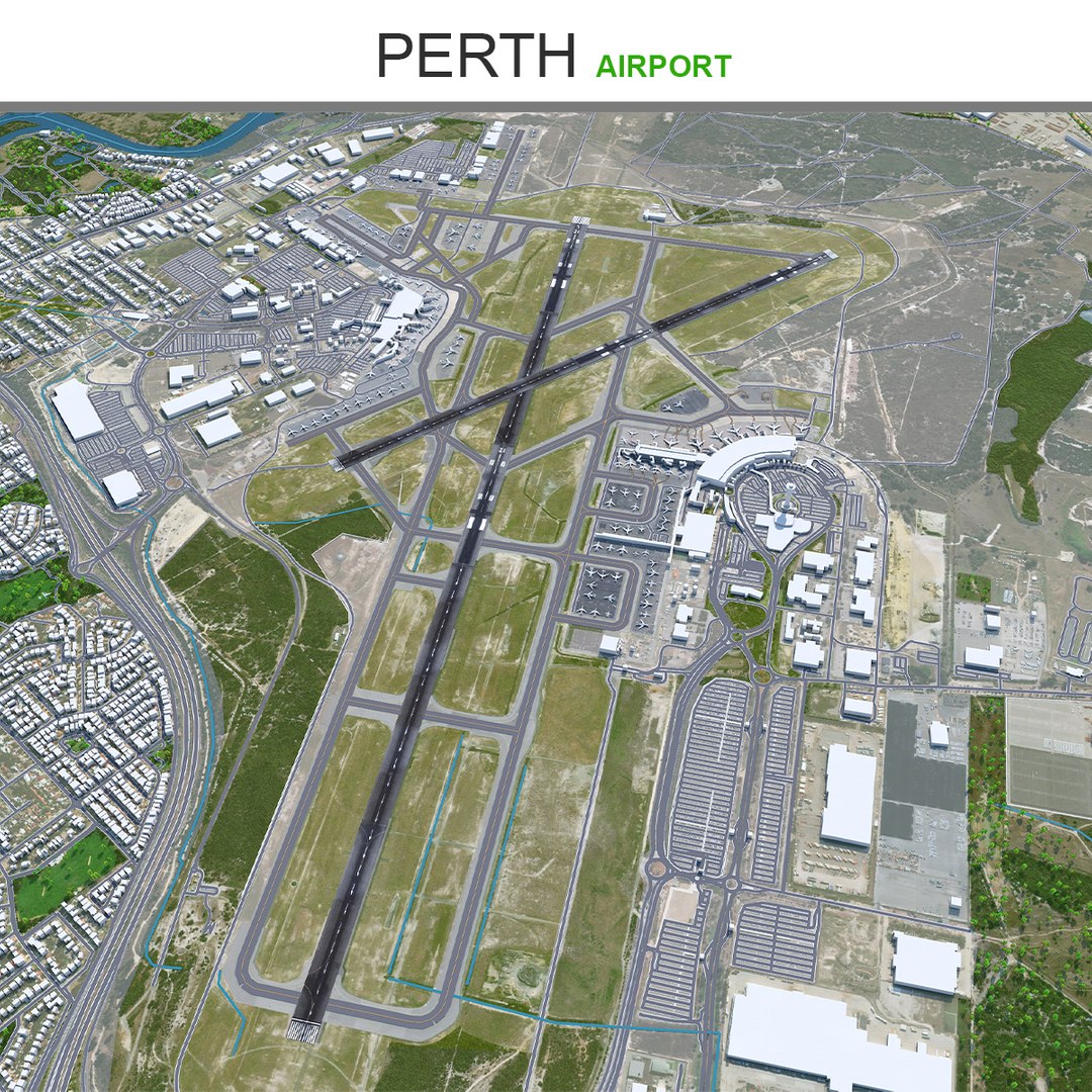3D Perth Airport - TurboSquid 2005522