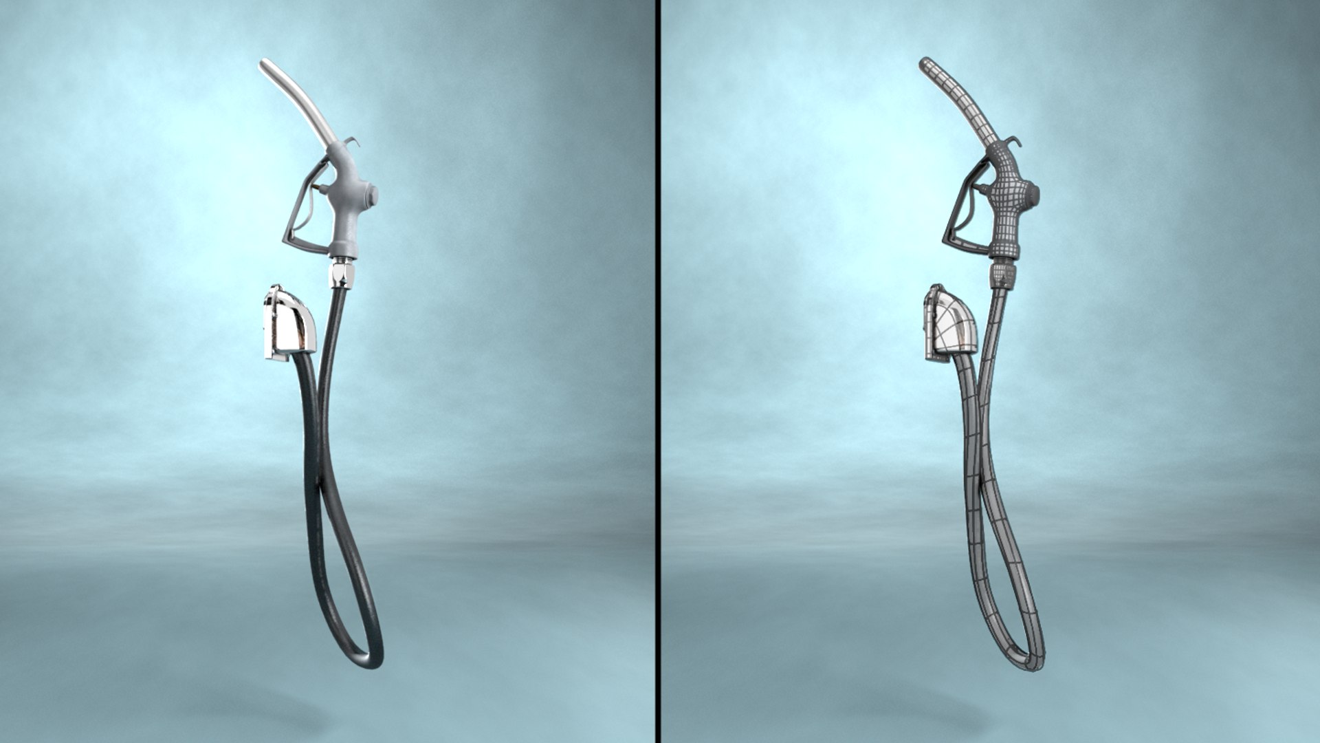 3d Model 50 Shell Fuel Pump