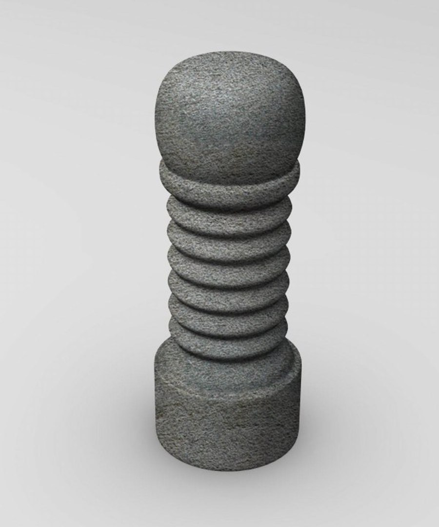 3d guard stone model