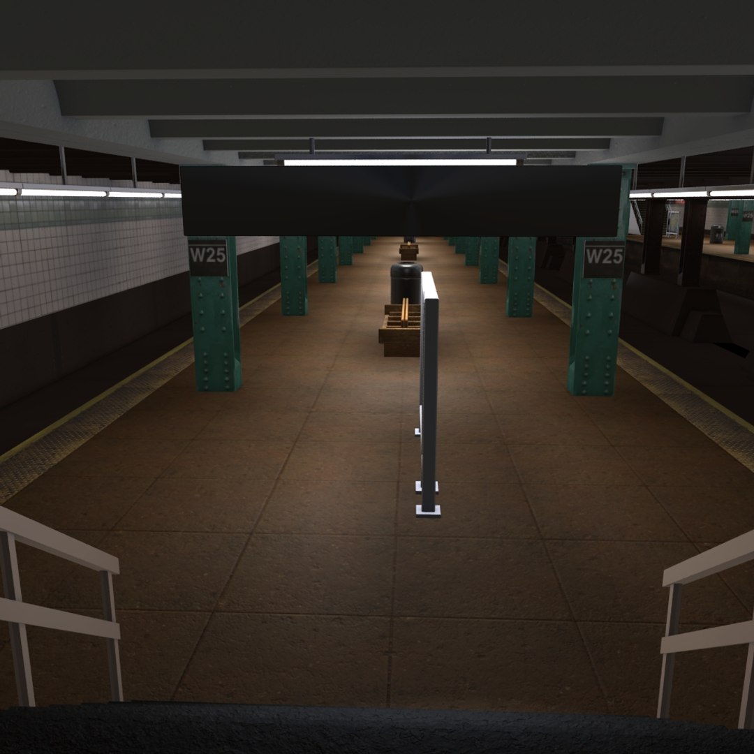 3d Model New York Subway