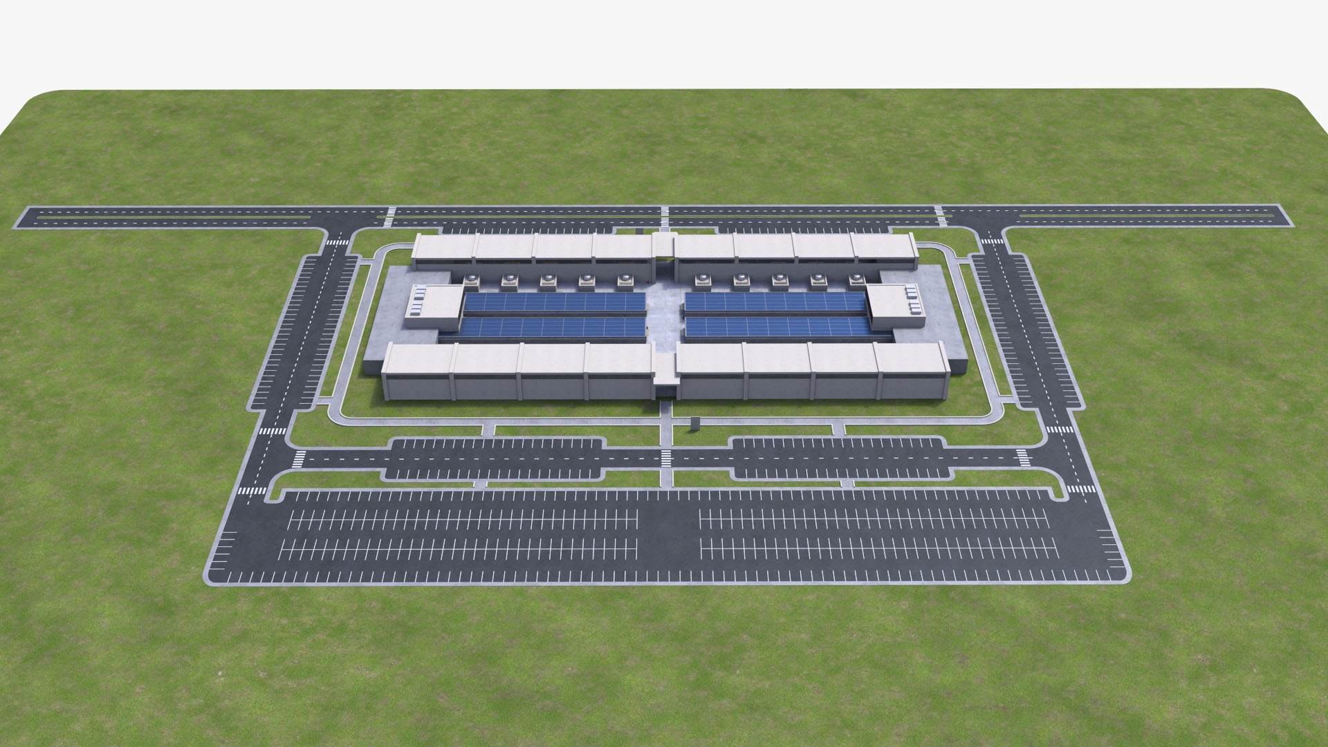 Data Center Building 3D Model - TurboSquid 1862628