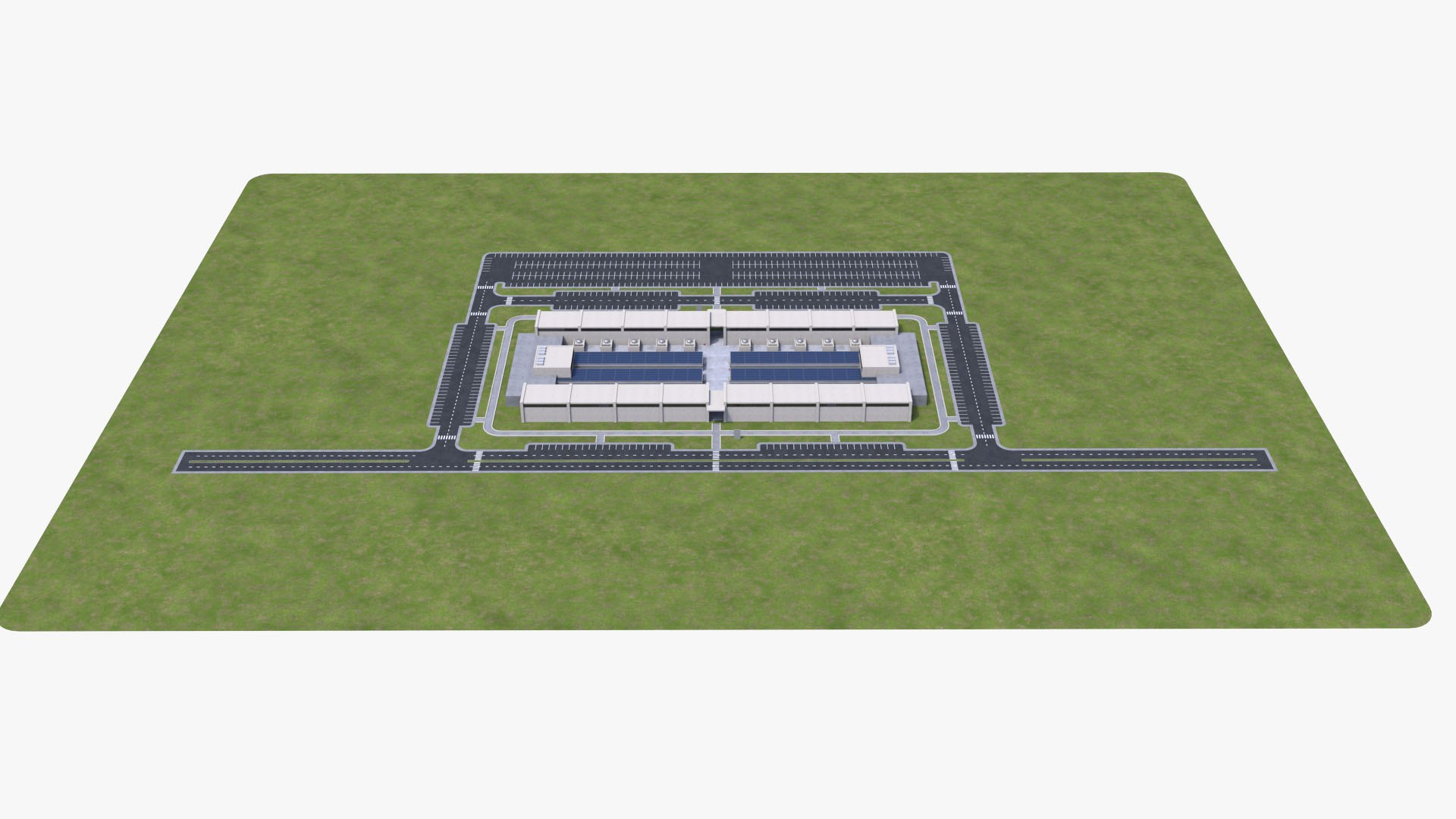 Data Center Building 3D Model - TurboSquid 1862628