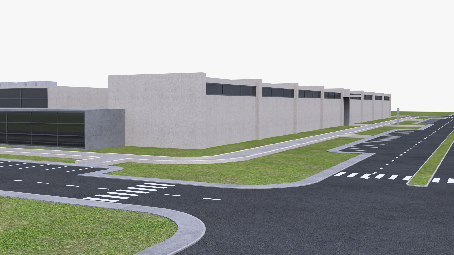 Data Center Building 3D Model - TurboSquid 1862628