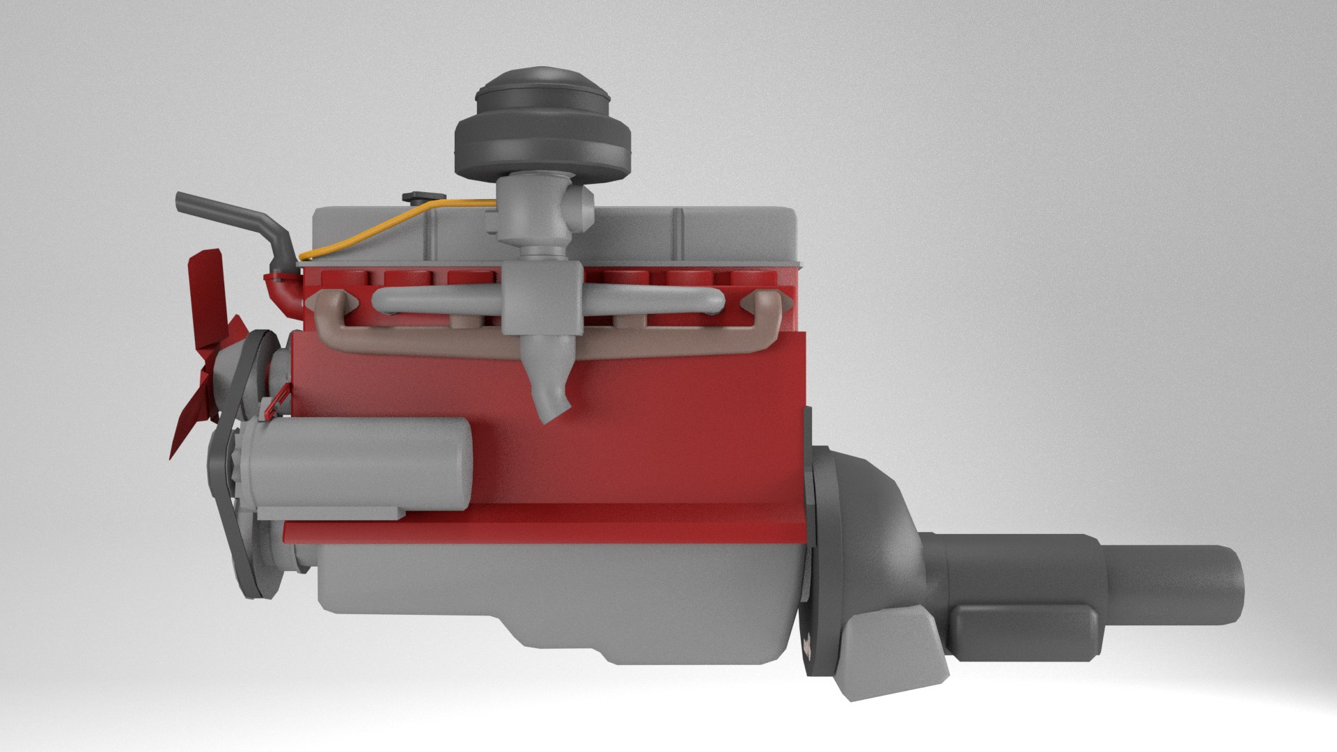 I6 Engine 3D Model - TurboSquid 1331256