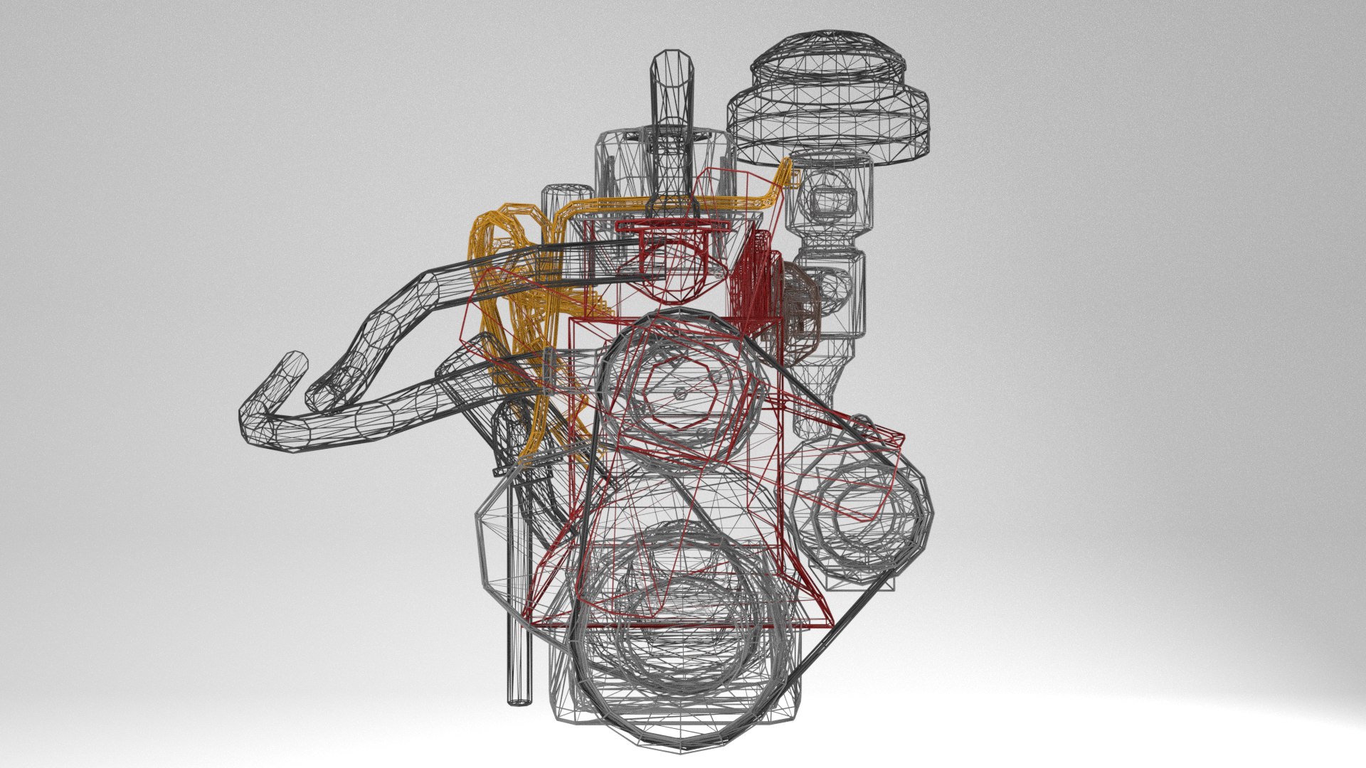 I6 Engine 3D Model - TurboSquid 1331256