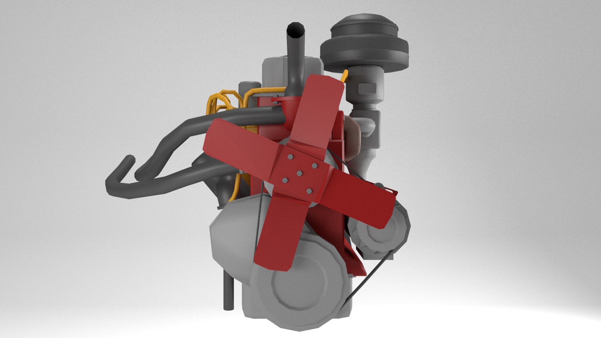 I6 Engine 3D Model - TurboSquid 1331256