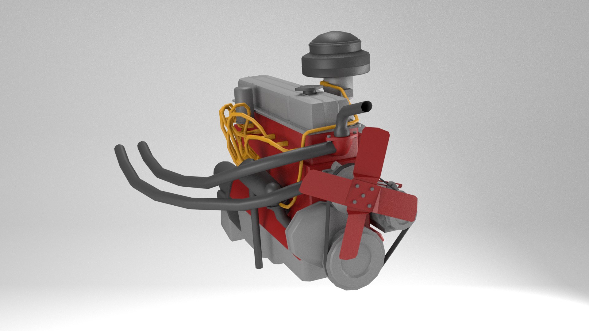 I6 Engine 3D Model - TurboSquid 1331256