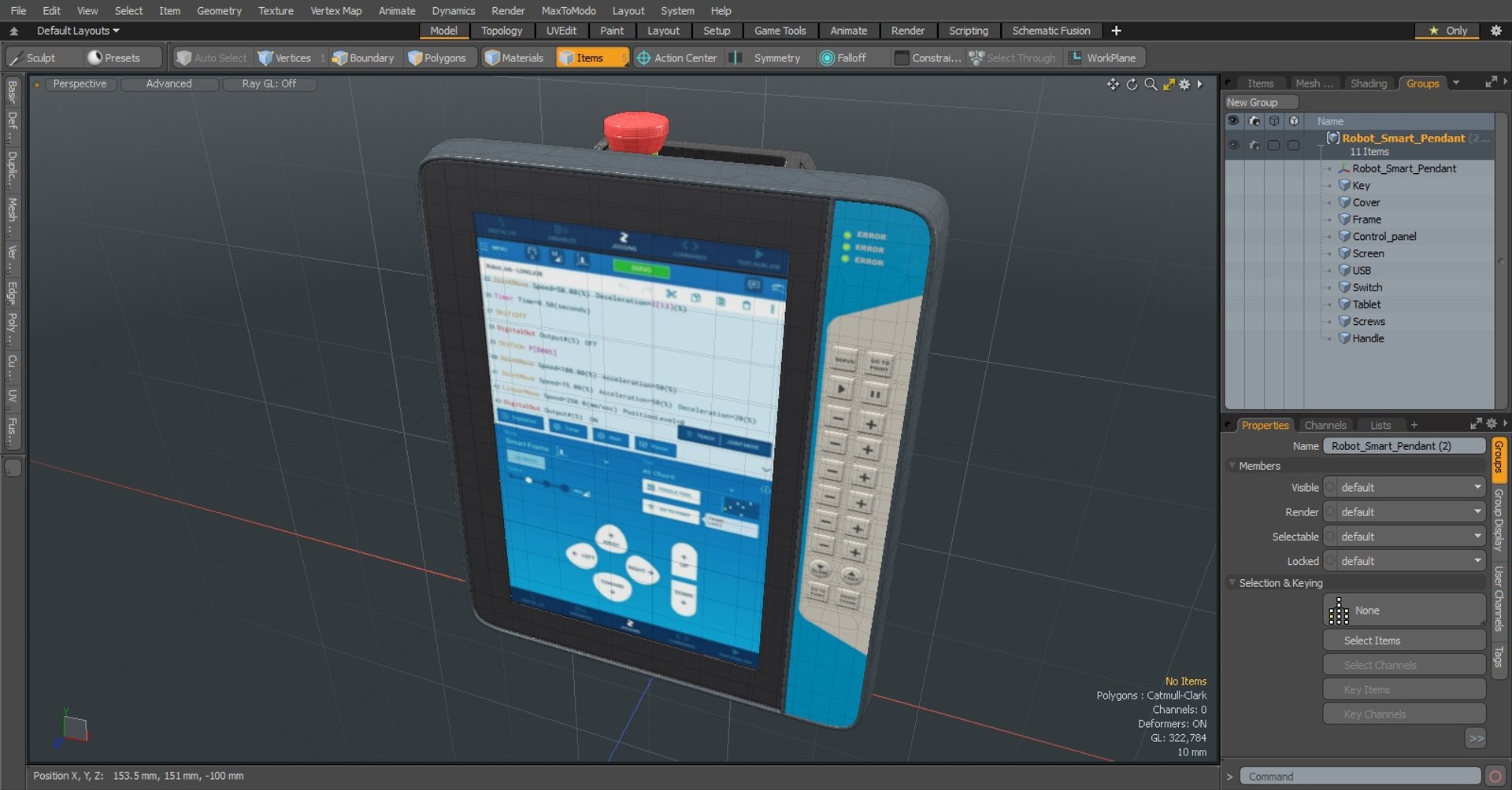 3D Model Robot Smart Pendant - TurboSquid 1961680