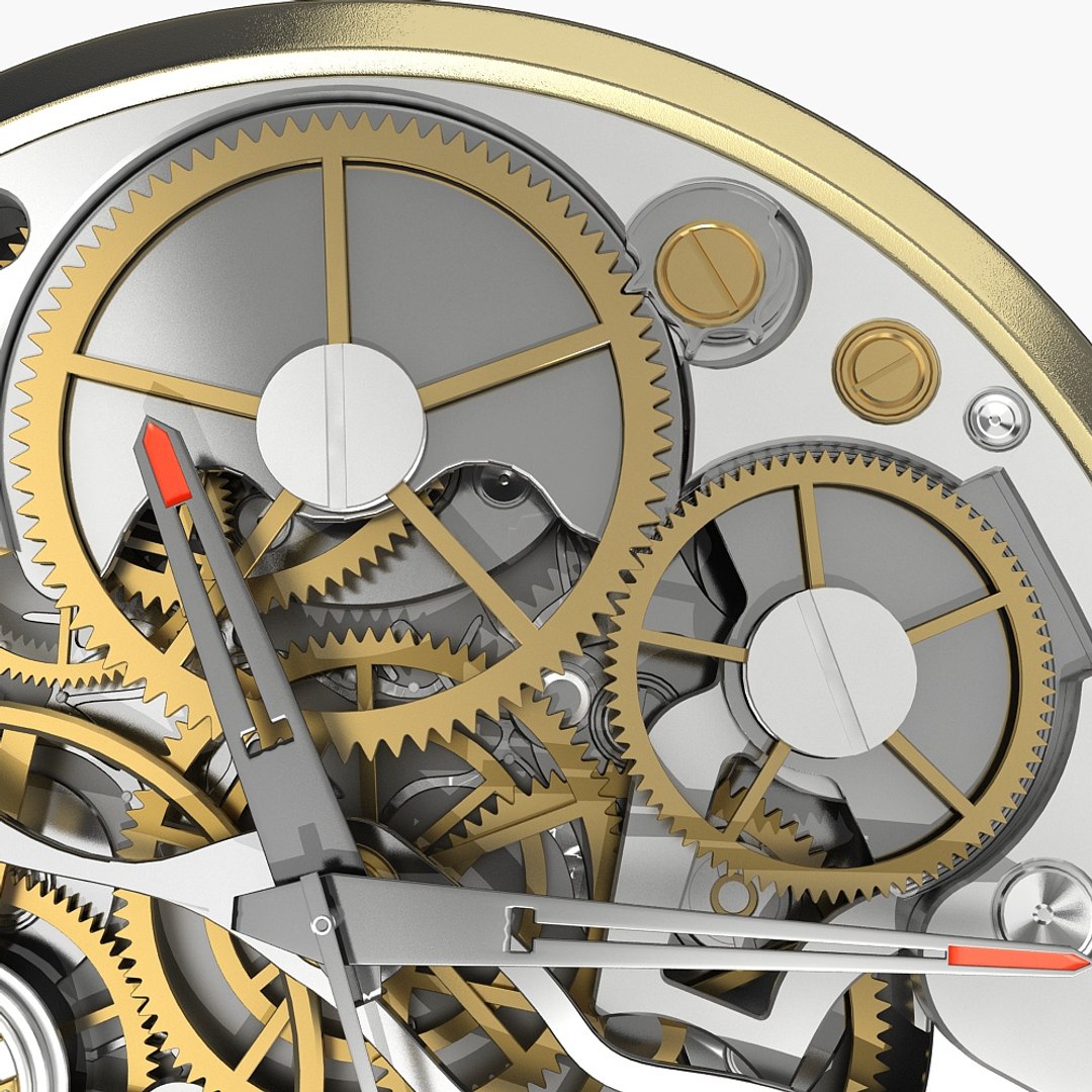 Watch Mechanism 3D Model - TurboSquid 1381153