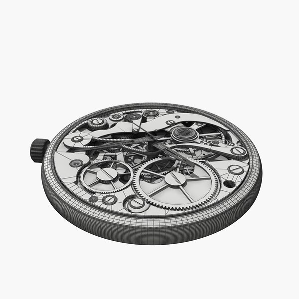 modelo 3d Mecanismo de reloj animado - TurboSquid 1381153