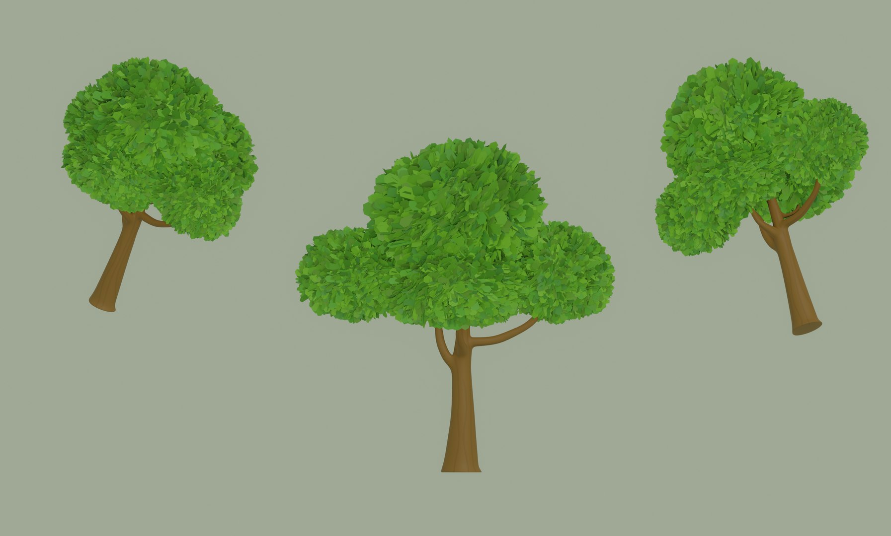 3D Toon Tree - TurboSquid 2199054