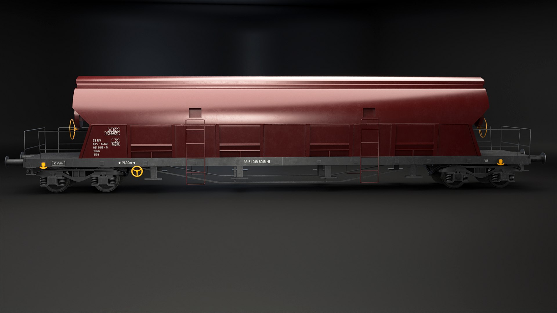 Tadds Bulk Cargo Railcar Model - TurboSquid 2240464