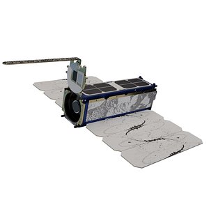 3D Cube Satellite - CubeSat model - TurboSquid 1908762