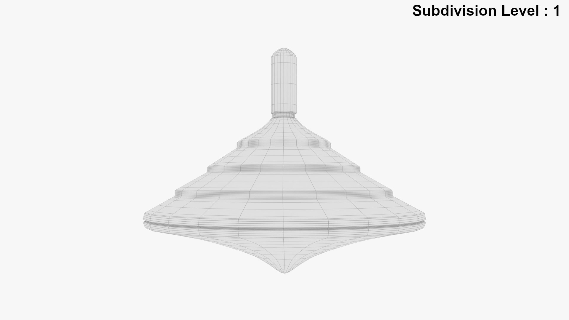Wooden Spinning Top Model - TurboSquid 2314427