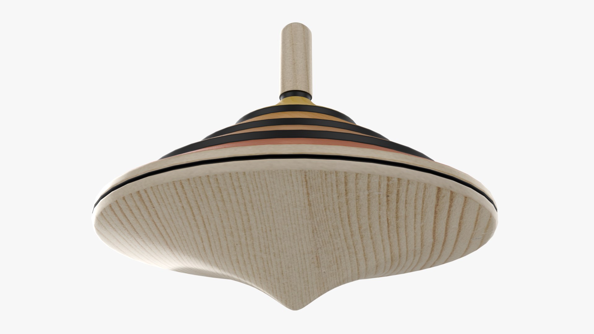 Wooden Spinning Top Model - TurboSquid 2314427