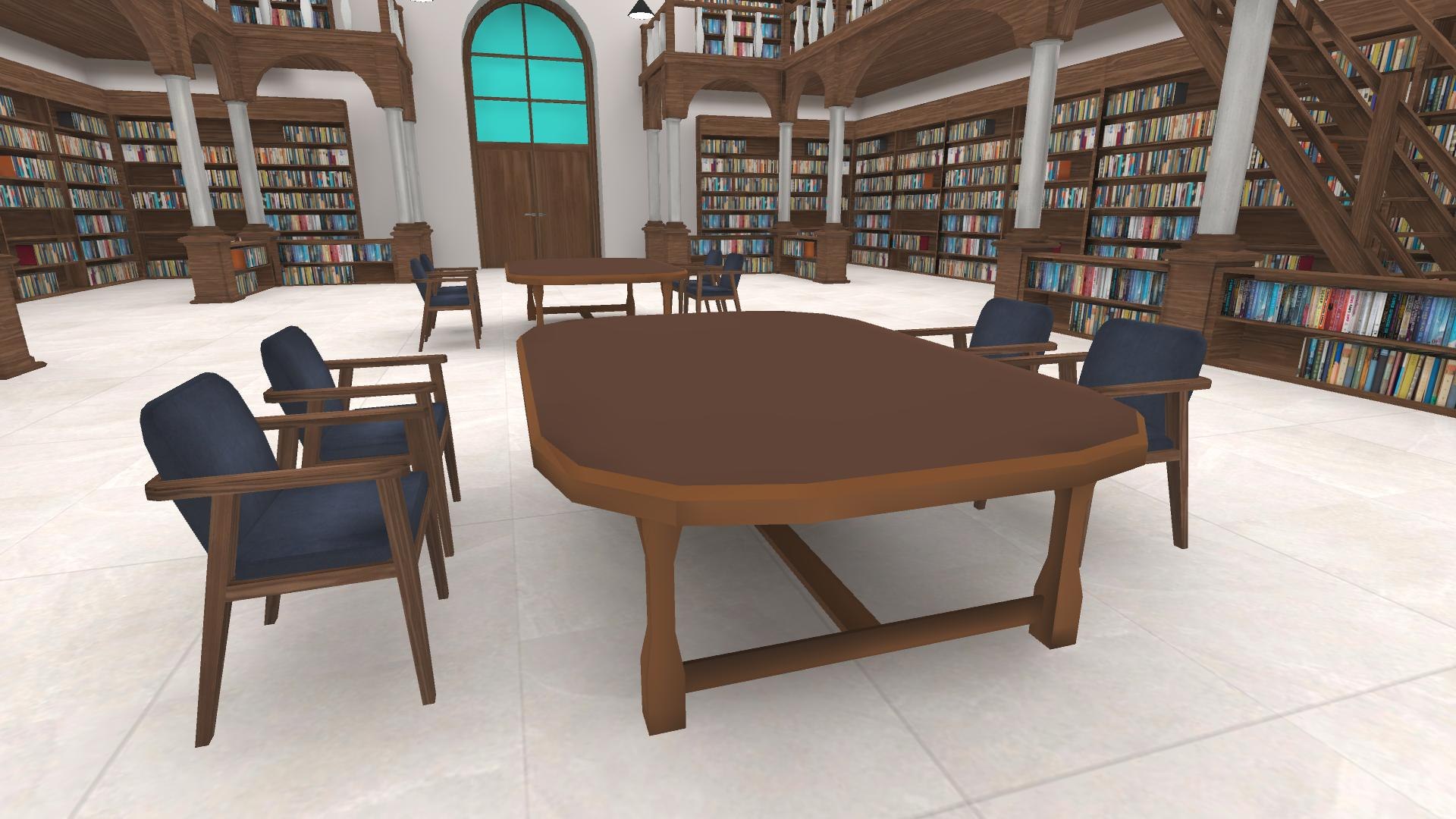 Library 3D Model - TurboSquid 2110444