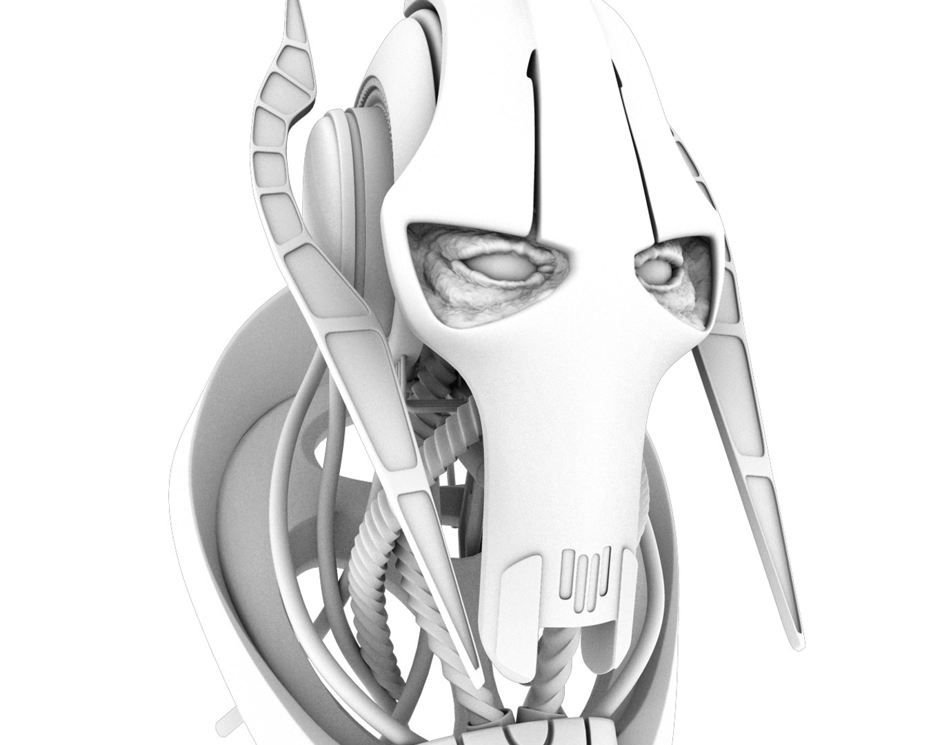 Maya Robot Head