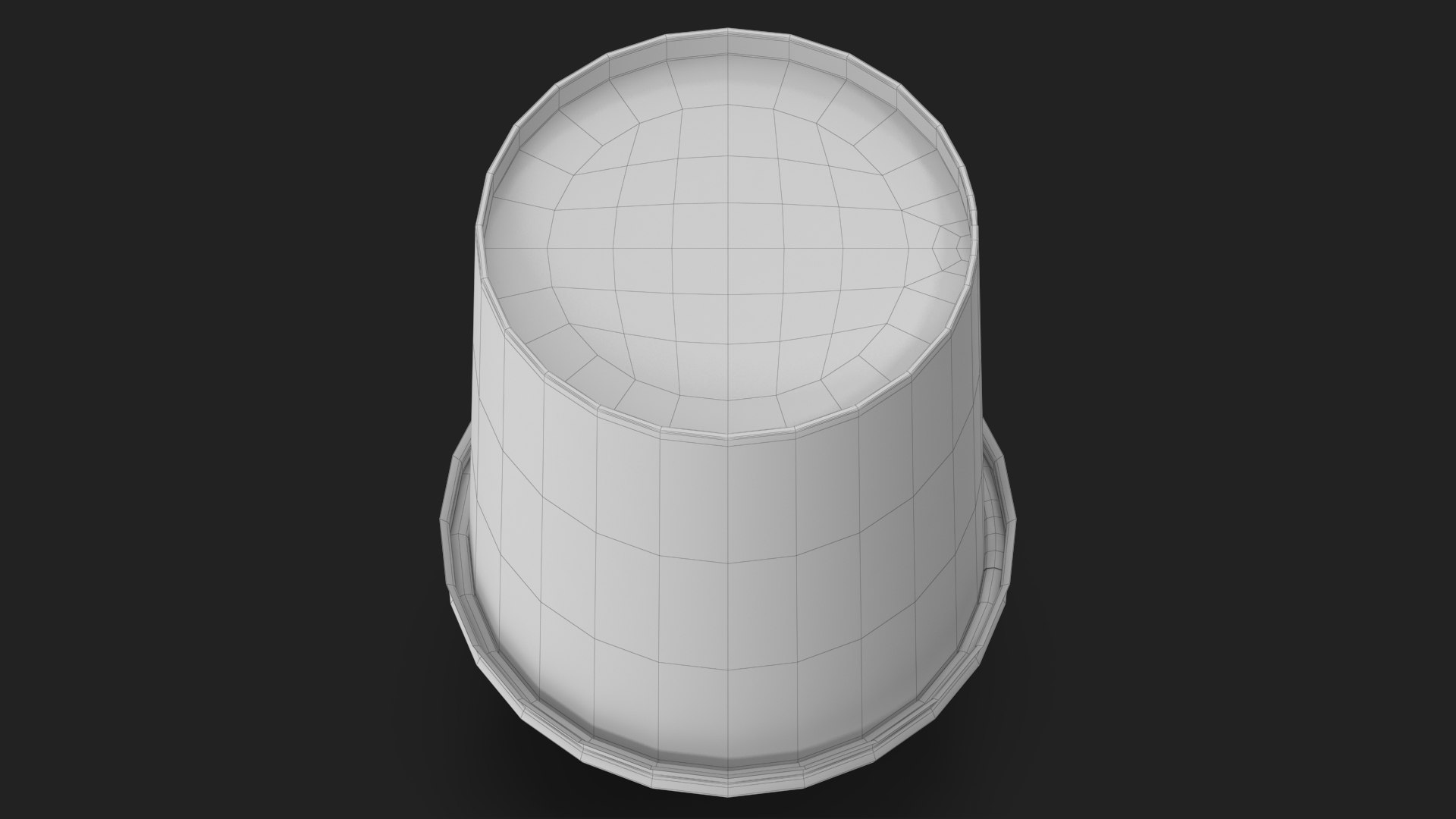 Paper food cup clear 3D model - TurboSquid 1697539