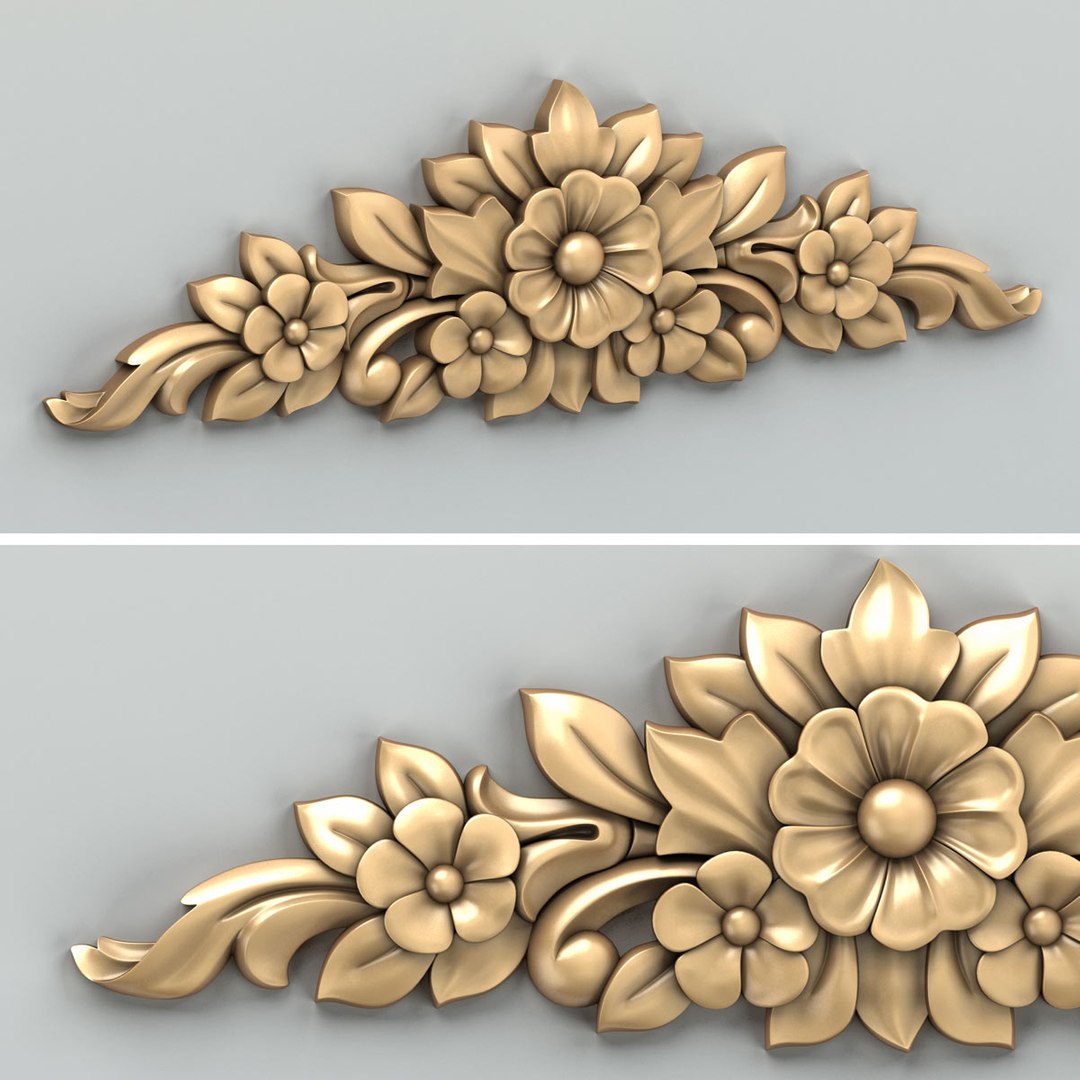 Horizontal Decor 040 3D Model - TurboSquid 1847540