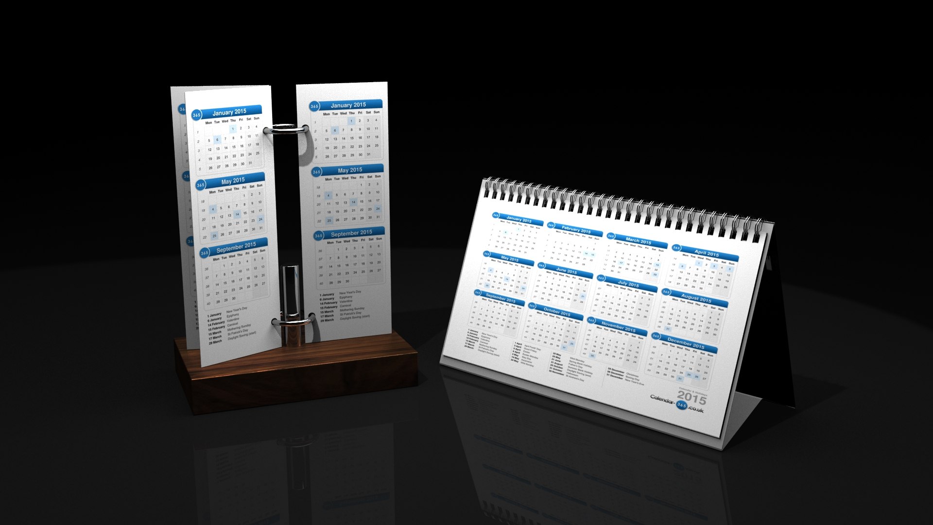 Calendar 3d Max