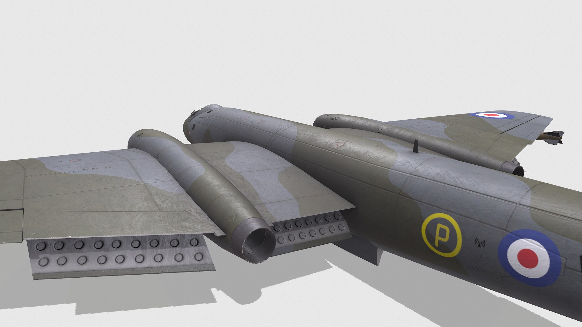 English Electric Canberra Bomber Low-poly PBR 3D - TurboSquid 2053494