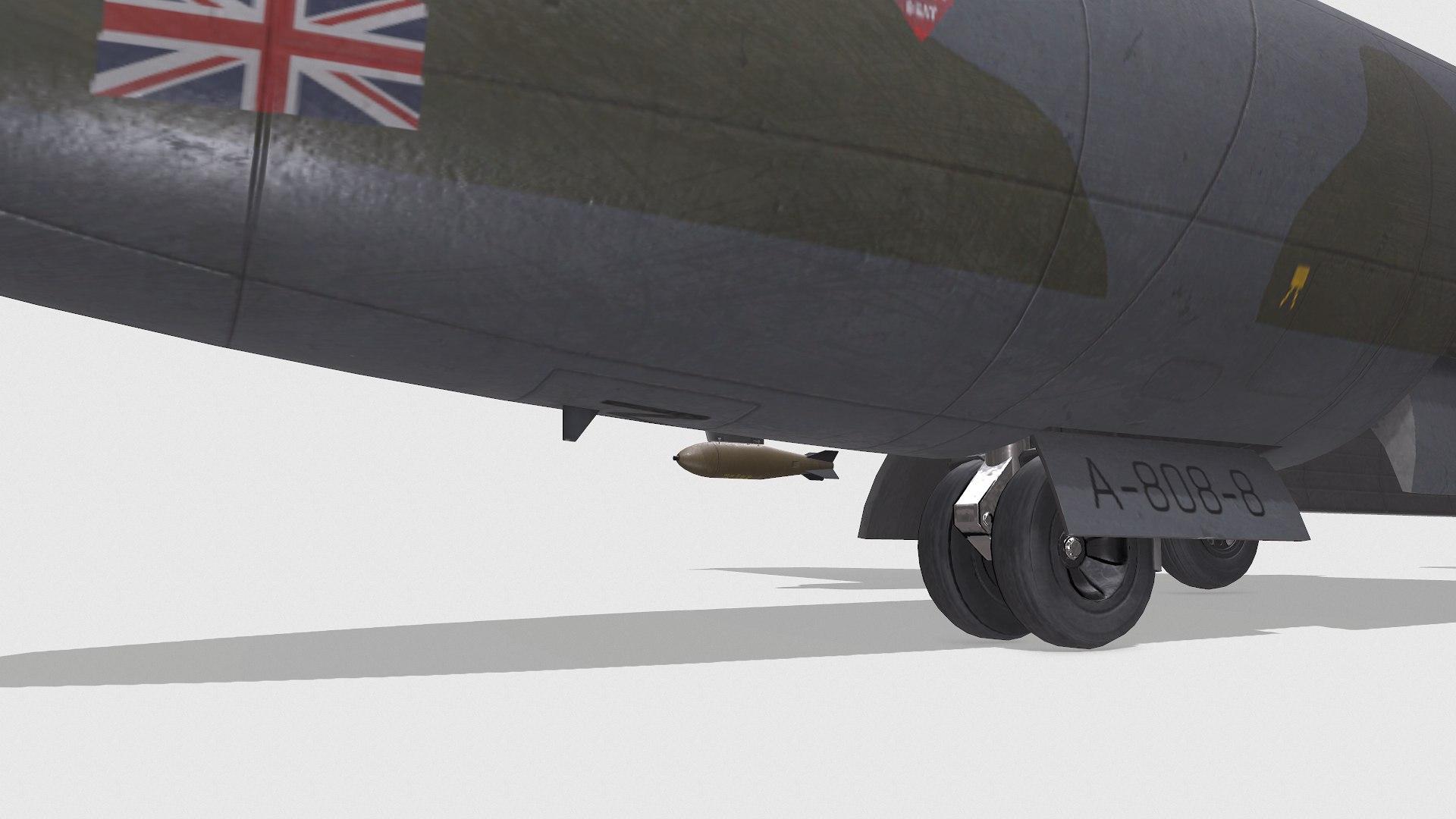 English Electric Canberra Bomber Low-poly PBR 3D - TurboSquid 2053494
