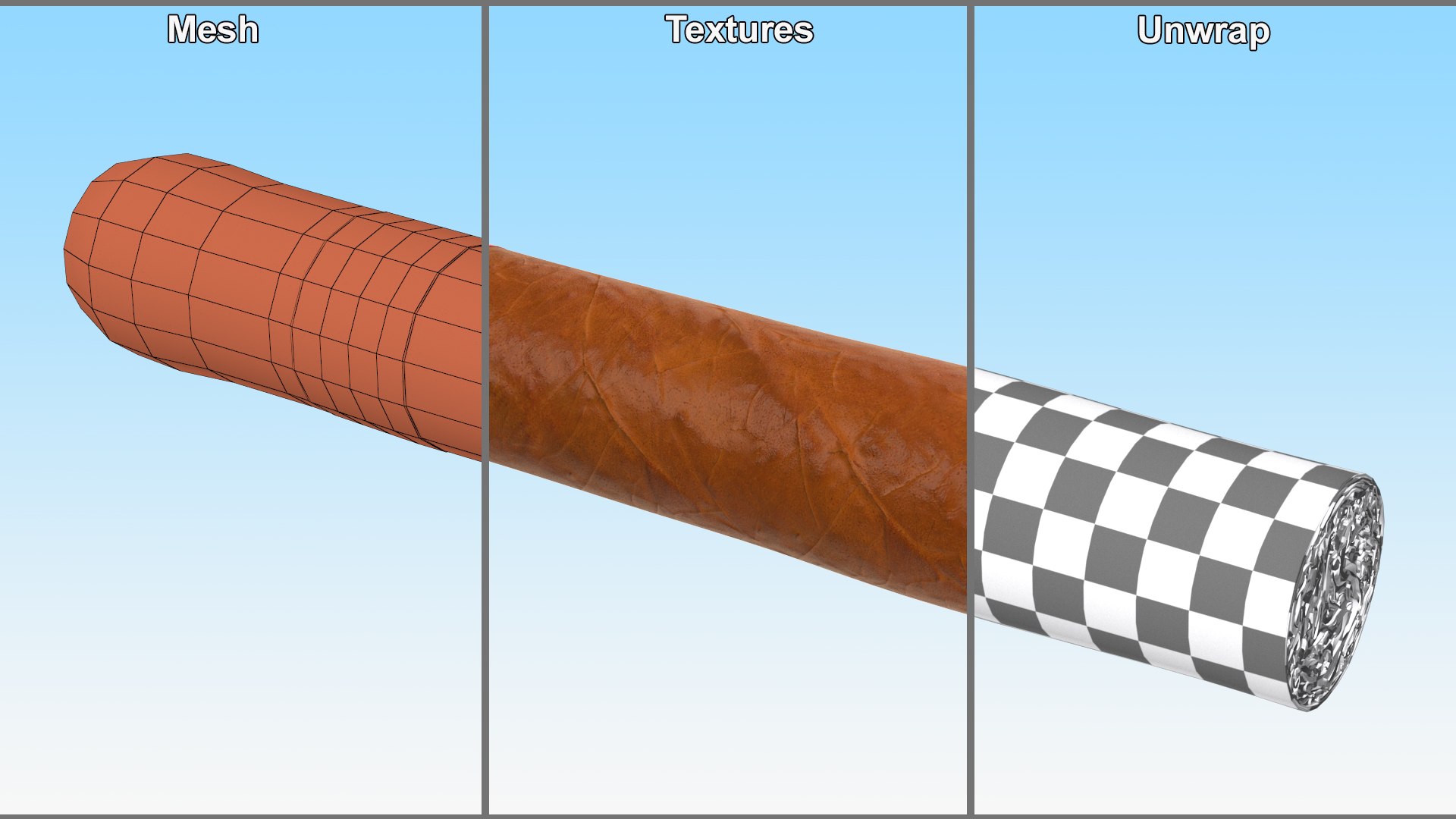 Cigar Thick 3D Model - TurboSquid 2256296