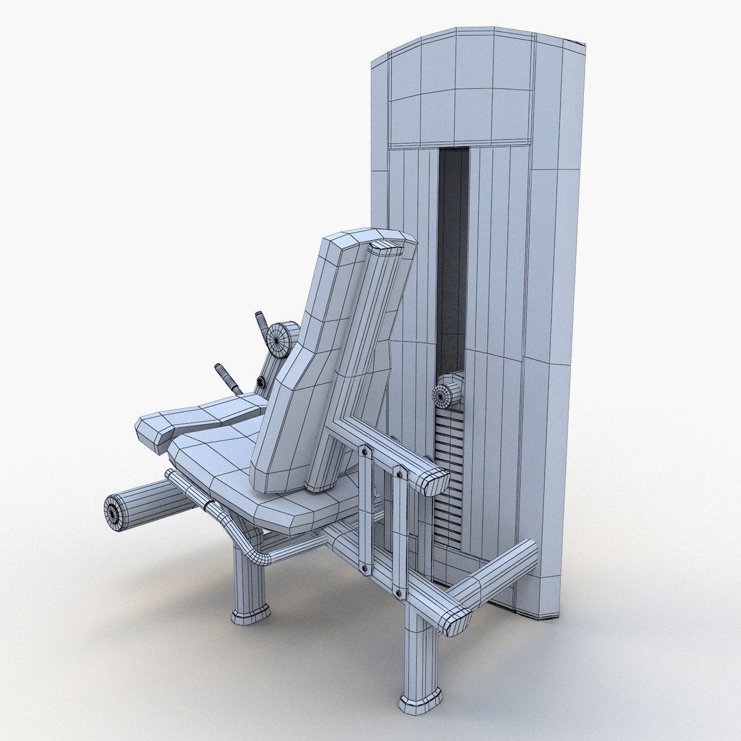 3d Leg Extension Model