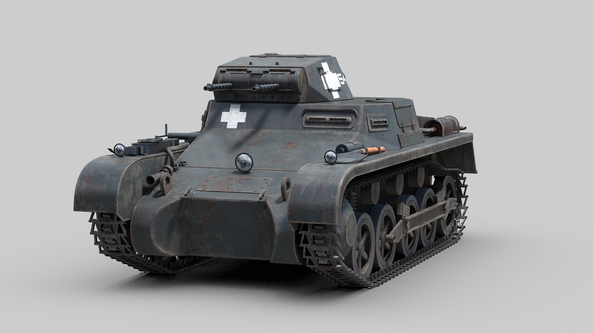 Ww2 1 Sdkfz 101 3D - TurboSquid 1601727