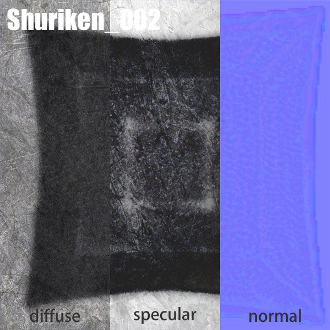 3d Obj Japanese Shuriken