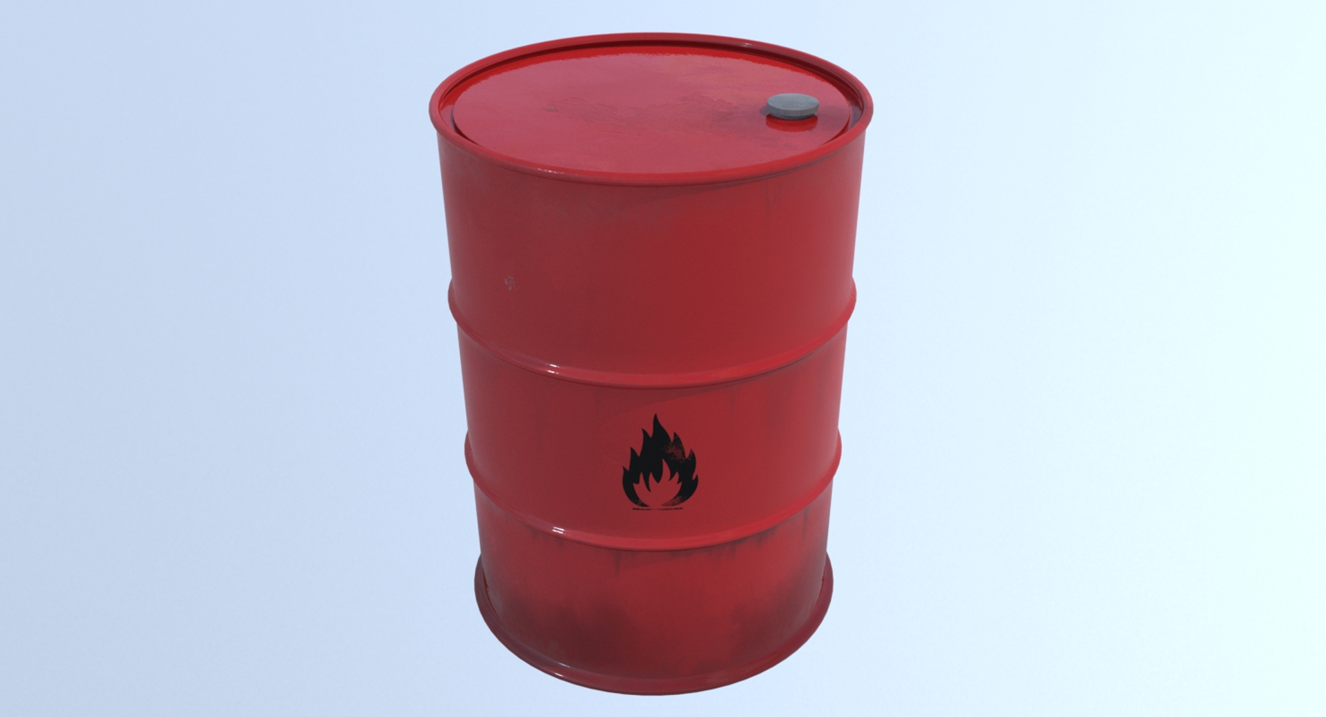 Explosive Flammable Barrel 3D Model - TurboSquid 1275461