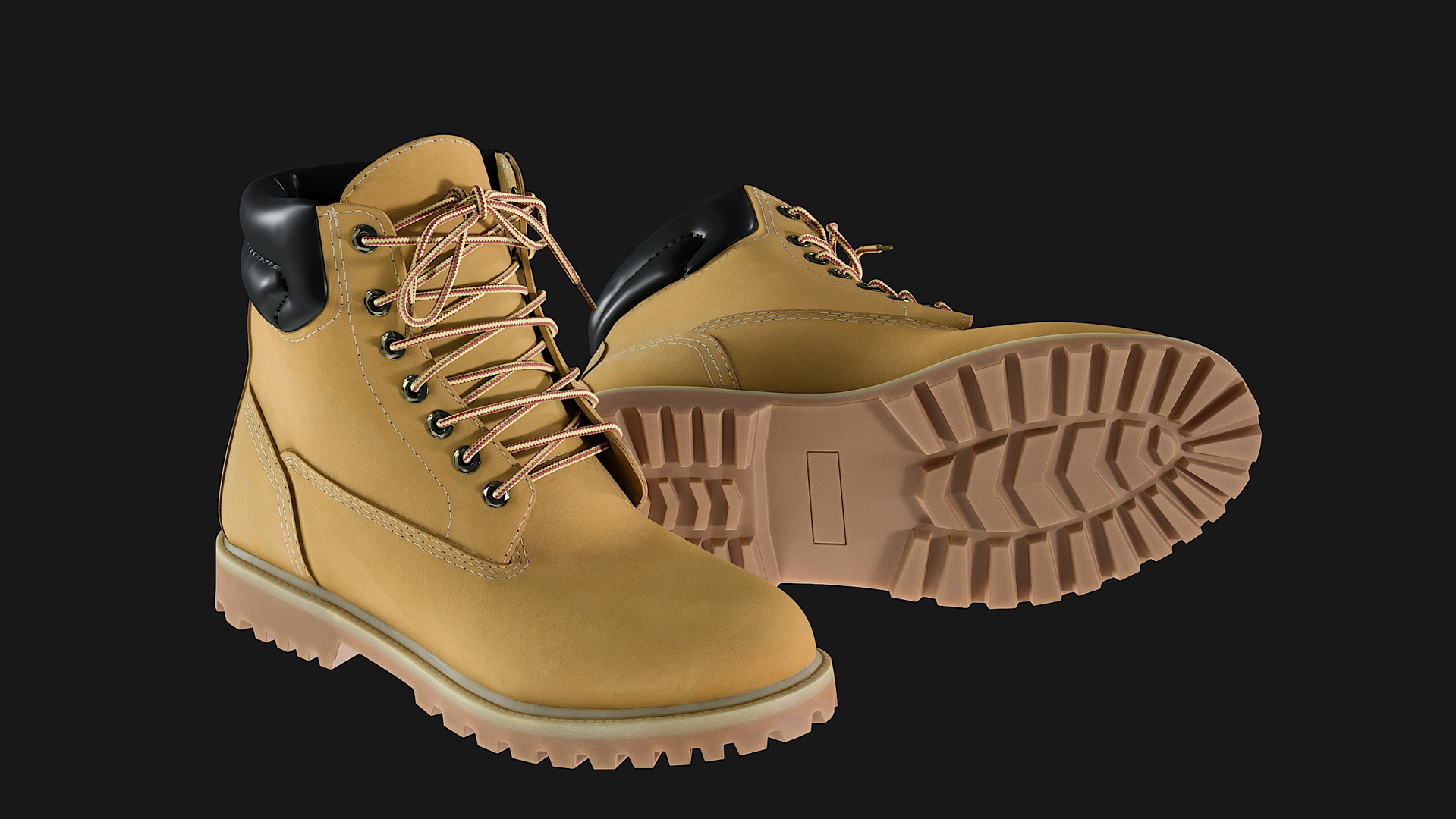 3D realistic shoes 42 boots - TurboSquid 1648393