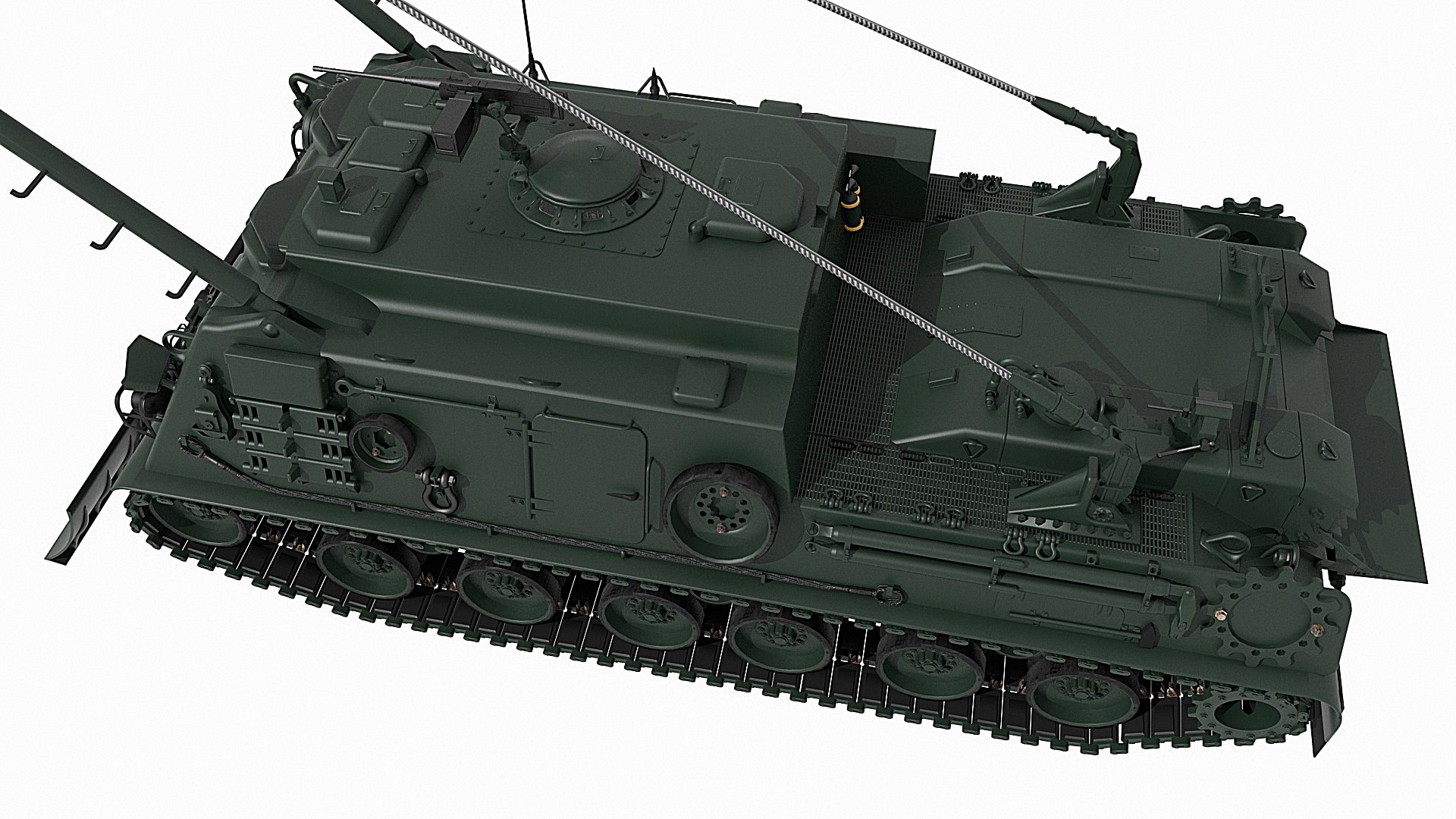 Recovery Vehicle Armored M88a1 3D Model - TurboSquid 1454359
