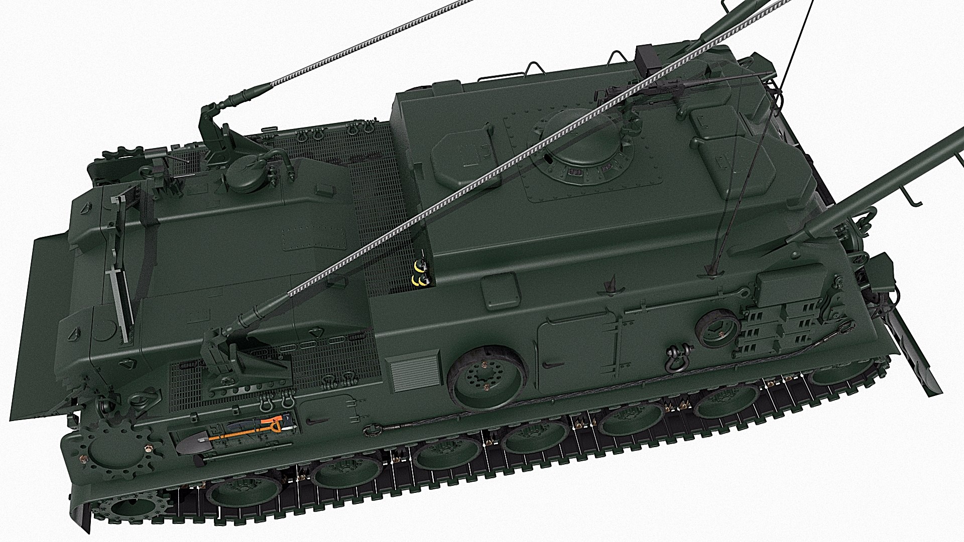 Recovery Vehicle Armored M88a1 3D Model - TurboSquid 1454359