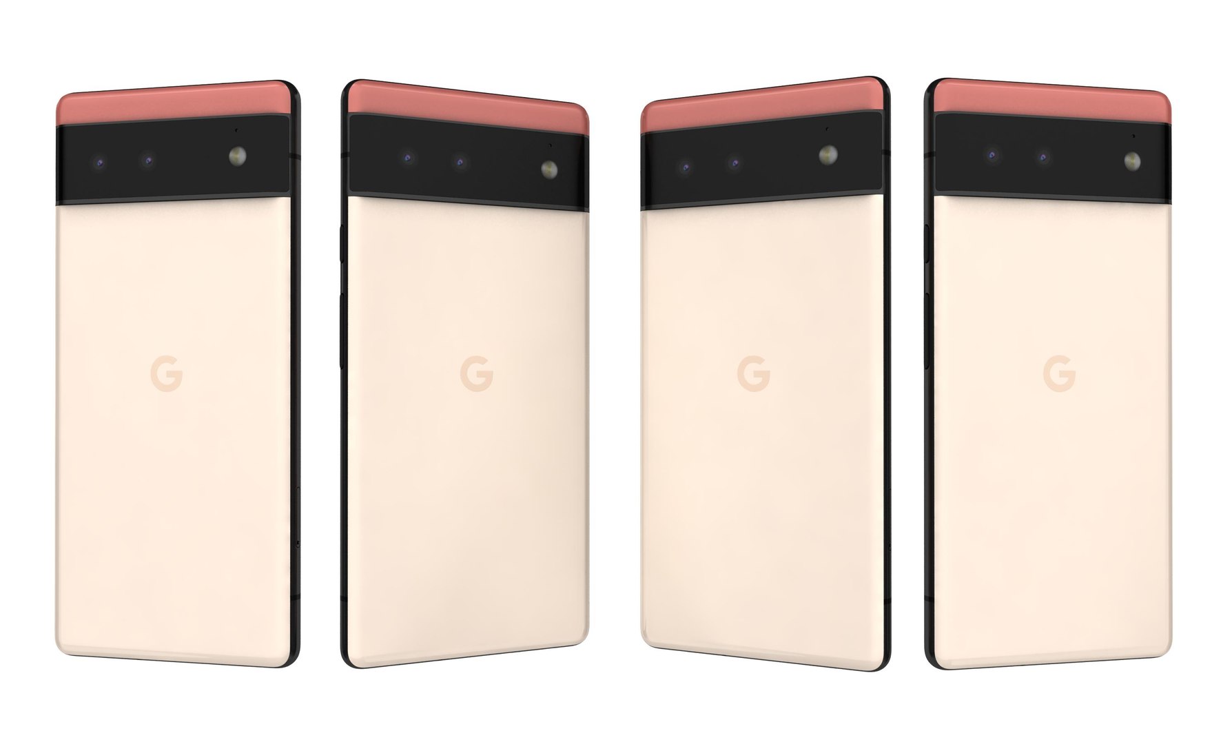 3D Google Pixel 6 Kinda Coral - TurboSquid 1914028