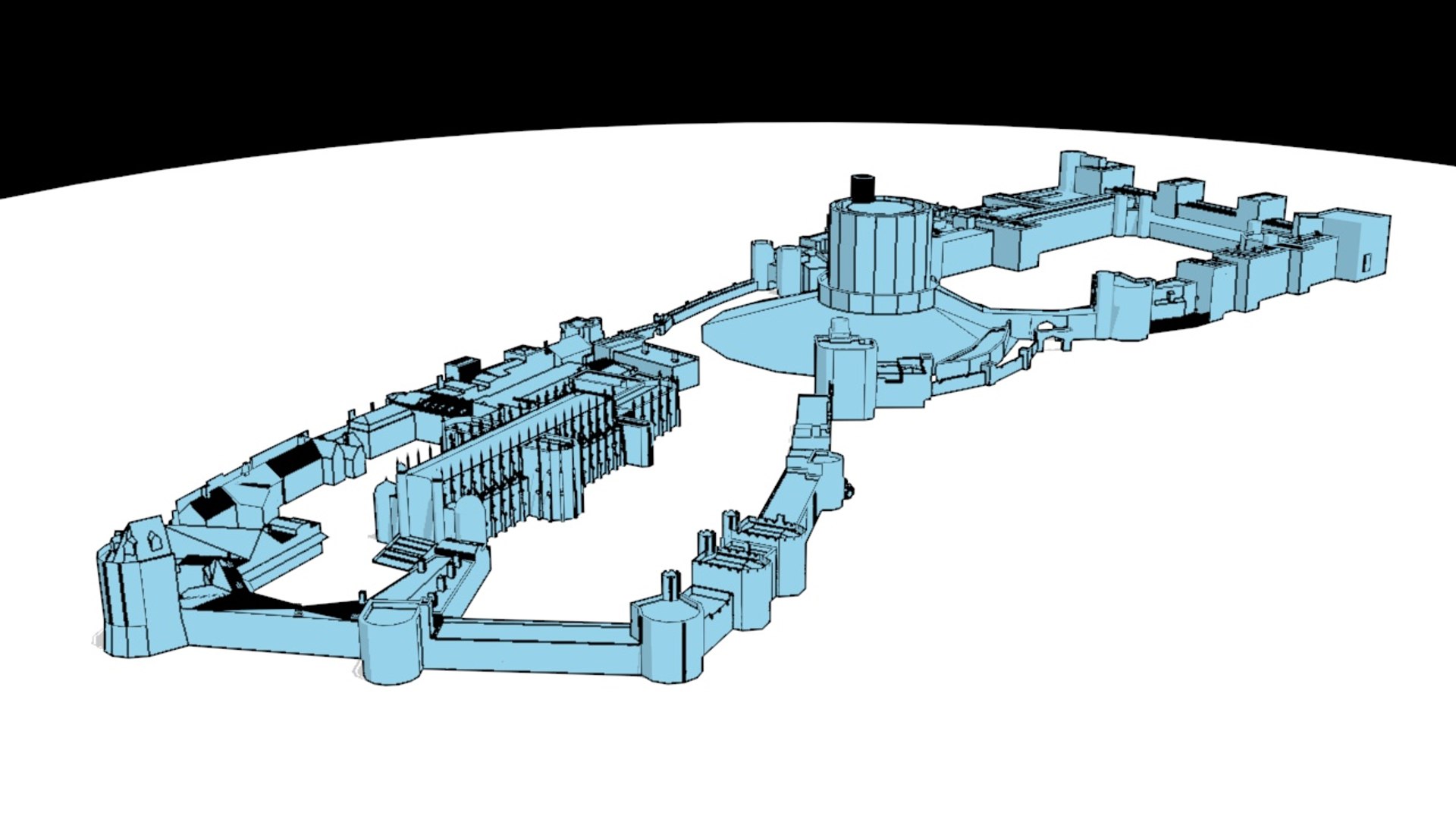 Windsor Castle Illustrated 3D Model - TurboSquid 1253465